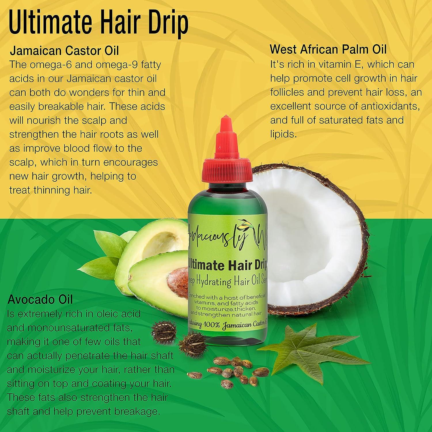 WE Ultimate Hair Drip Hydrating Serum with Jamaican Castor Oil ...