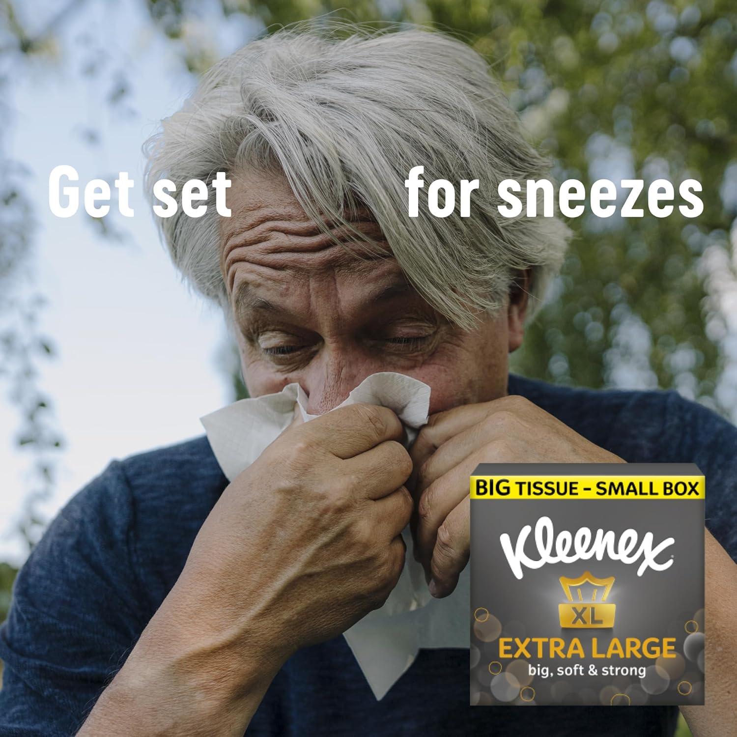 Kleenex Extra Large Facial Tissues - 100% Recyclable 16 Boxes (1440 ...