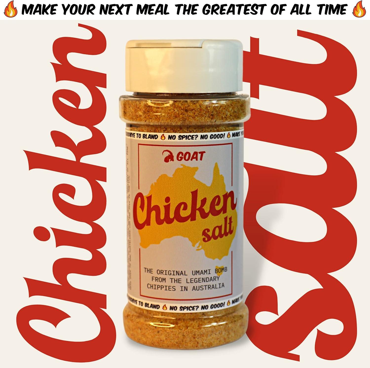 Australian Chicken Salt 6 Pack - The Original umami Bomb for Chips ...