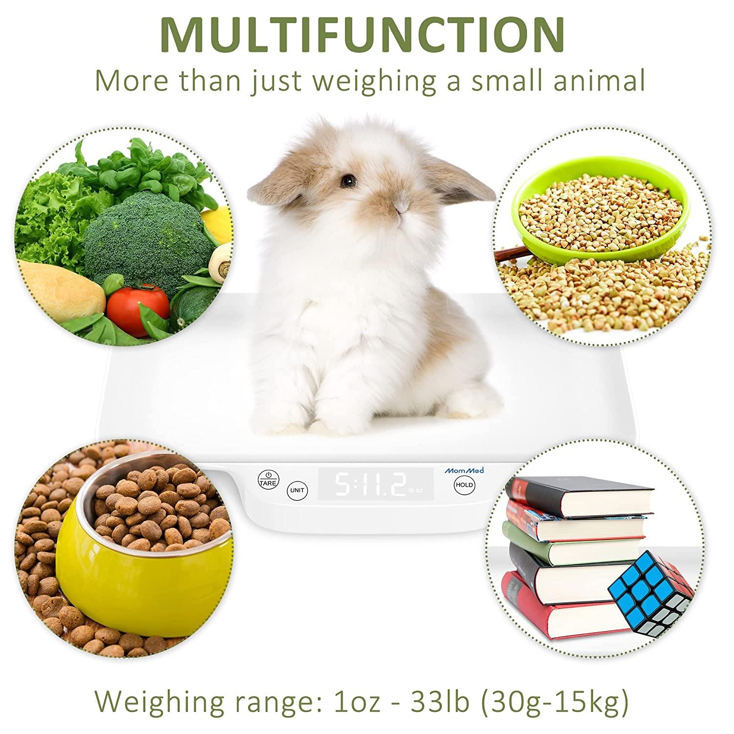 MomMed Digital Pet Scale - Portable Precision Scale for Dogs, Cats ...