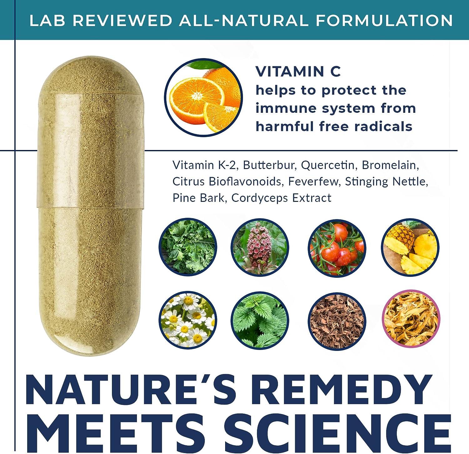 SinuProl Nasal & Immune Support Supplement - Natural Sinus Decongestant ...