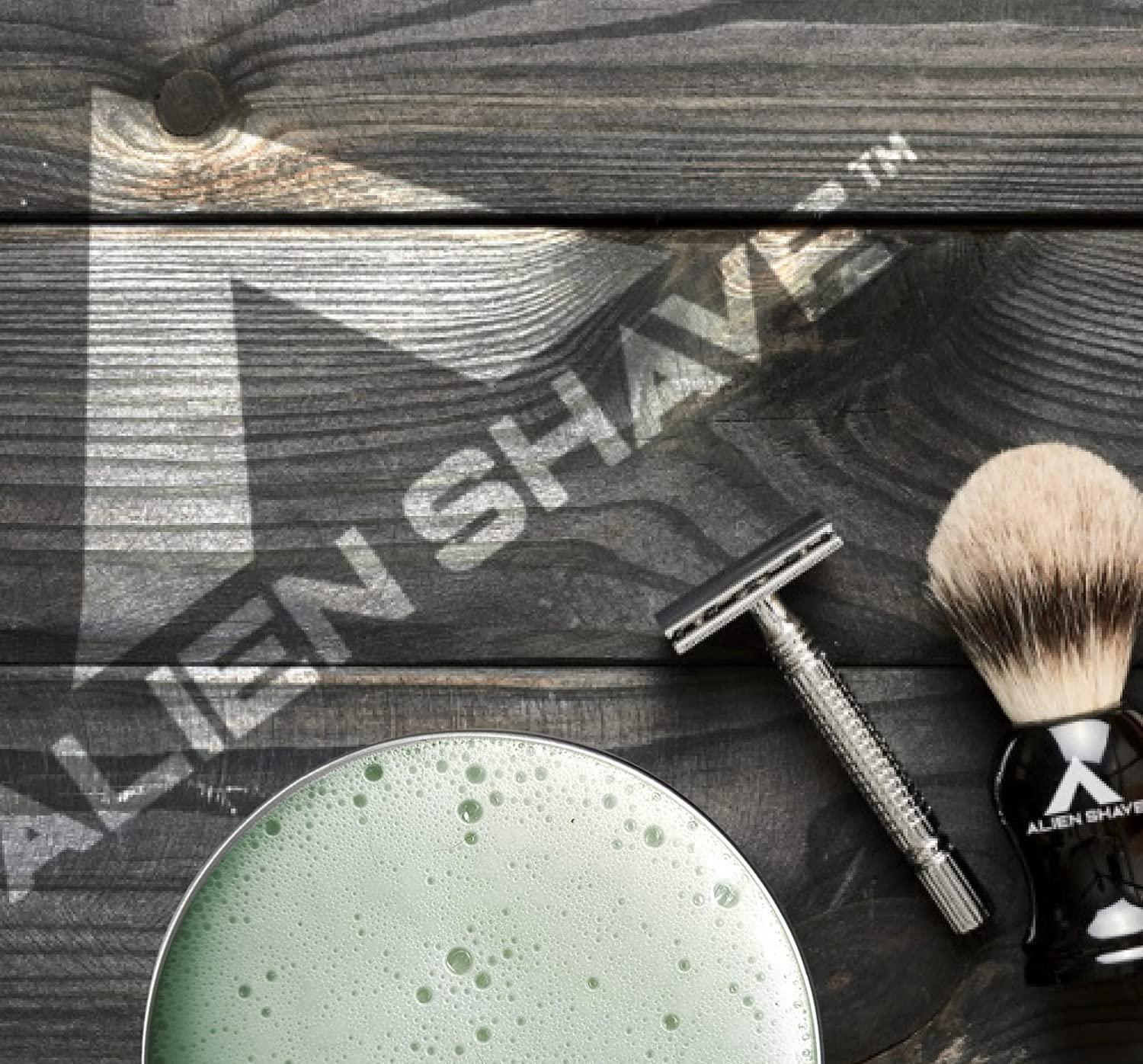 Alien Shave Premium Shaving Soap for Men - Solar Lime 4 Oz (1-Pack ...