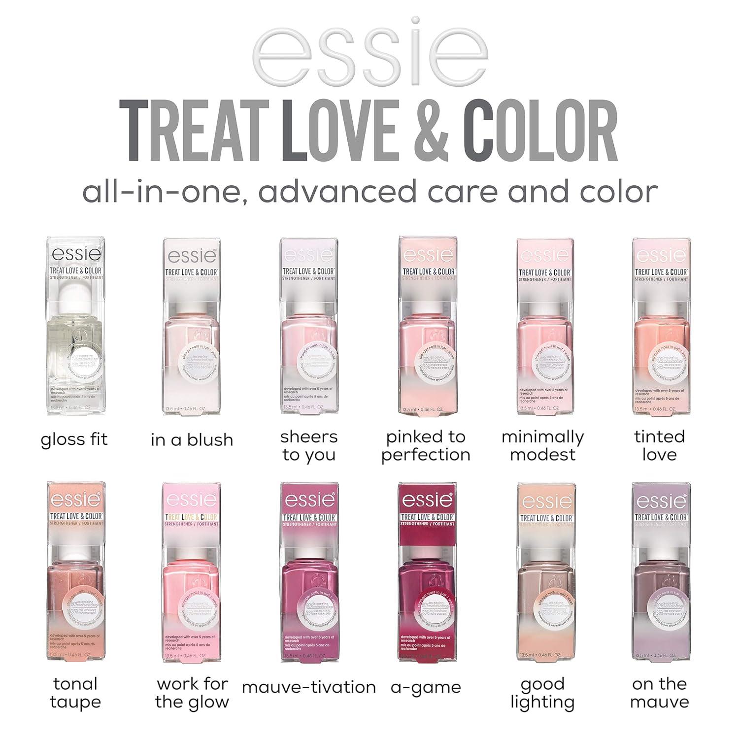 essie Treat Love & Color Nail Polish - Tinted Love - 0.46 fl. oz. (Pack ...