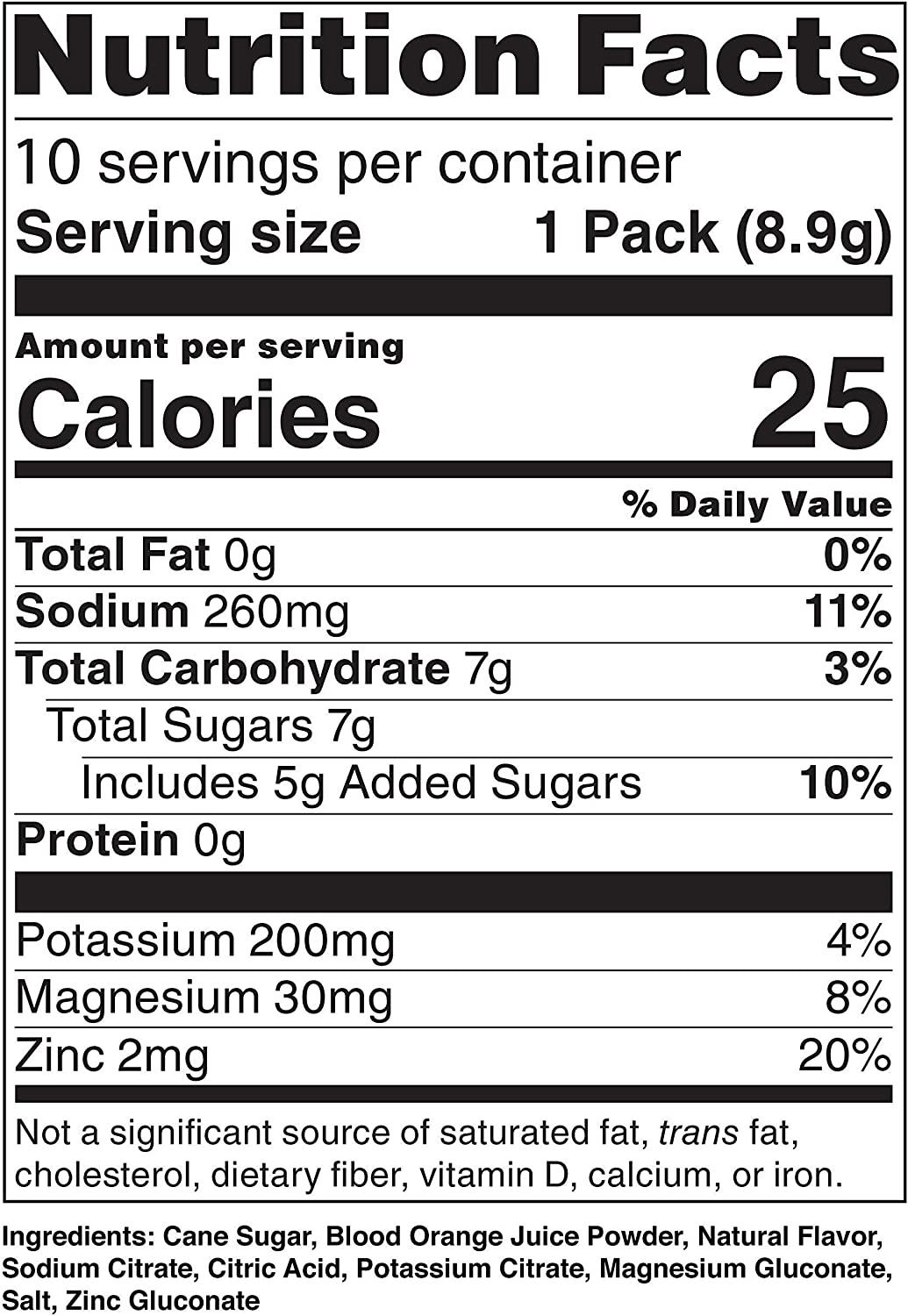 Hydrant Hydrate 10 Stick Packs Electrolyte Powder Rapid Hydration Mix ...