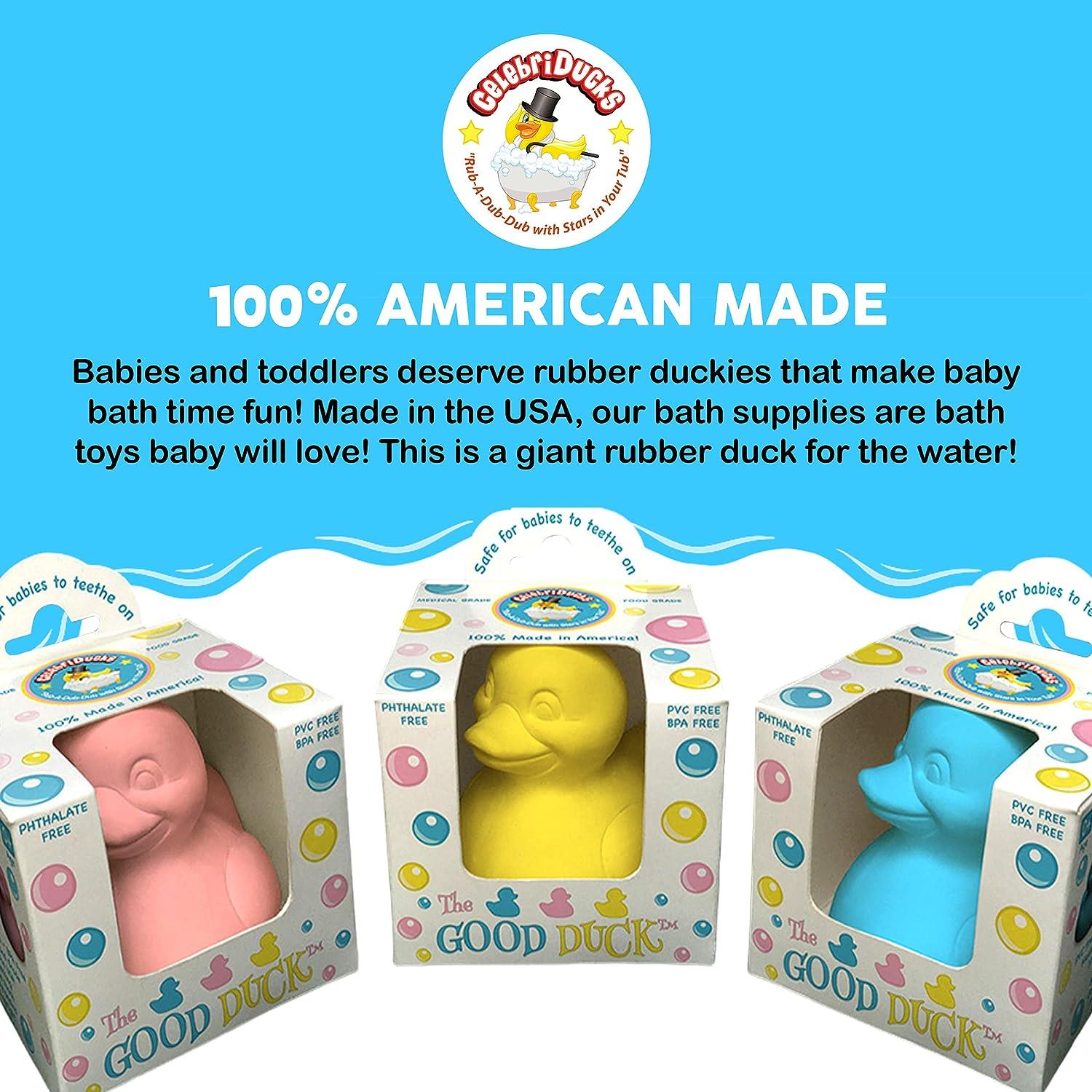 CelebriDucks Pink Good Duck PVC-Free Baby Teether- Safe and Fun ...