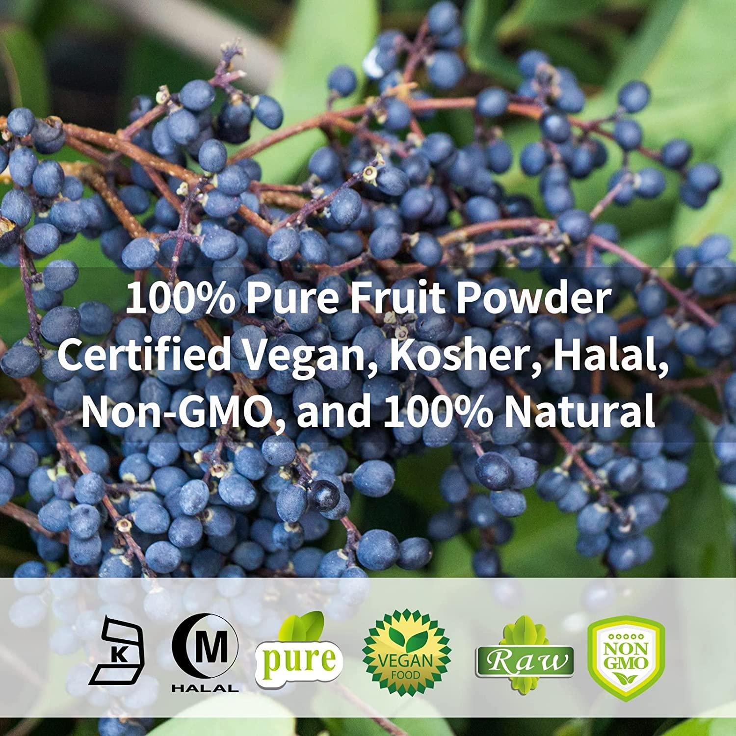 Blueberry Powder 5.3oz (150g) - Freeze Dried Berry Powder | 100% Pure ...