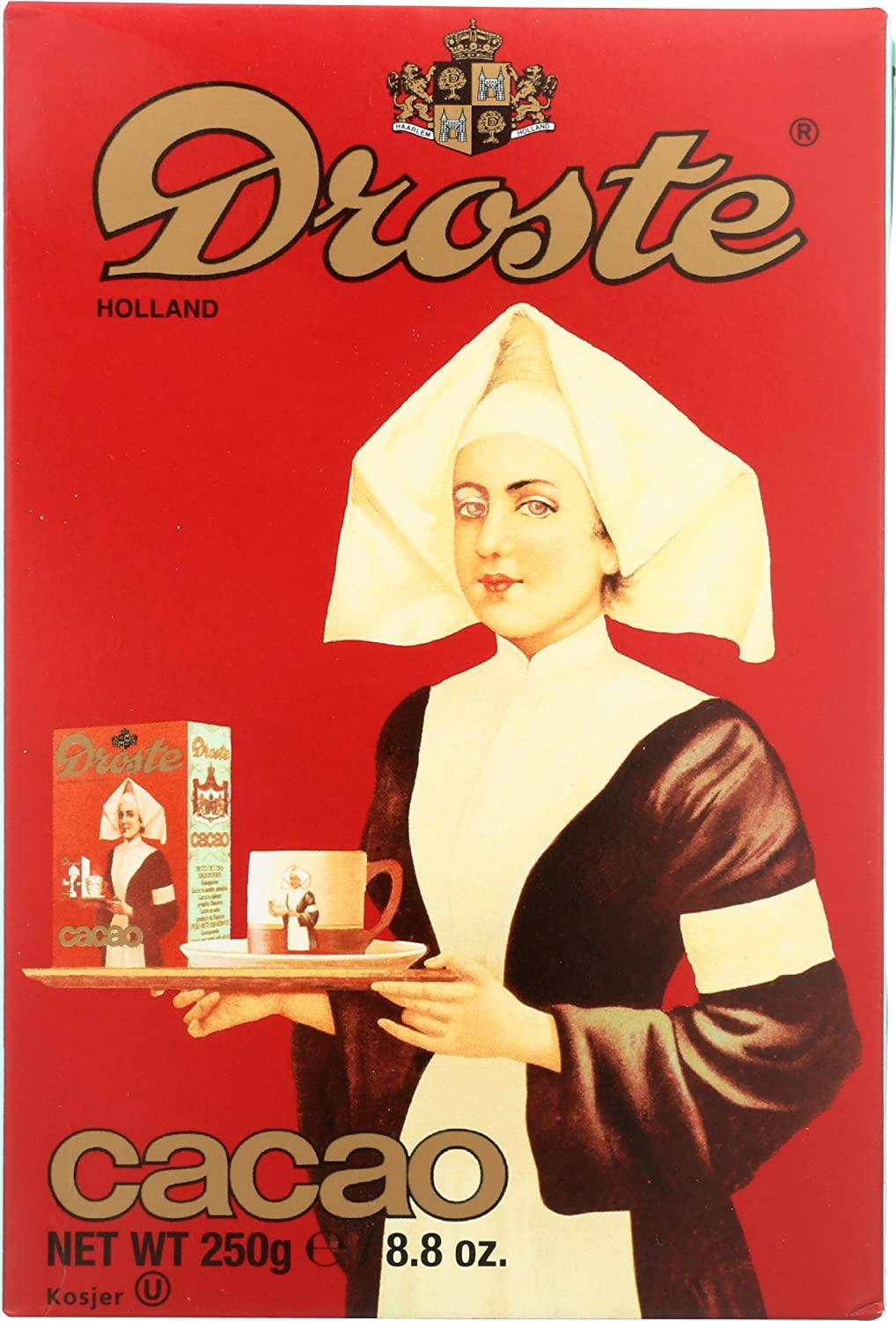 Droste Unsweetened Cocoa Powder 8.8 oz - Rich Flavor for Baking and ...