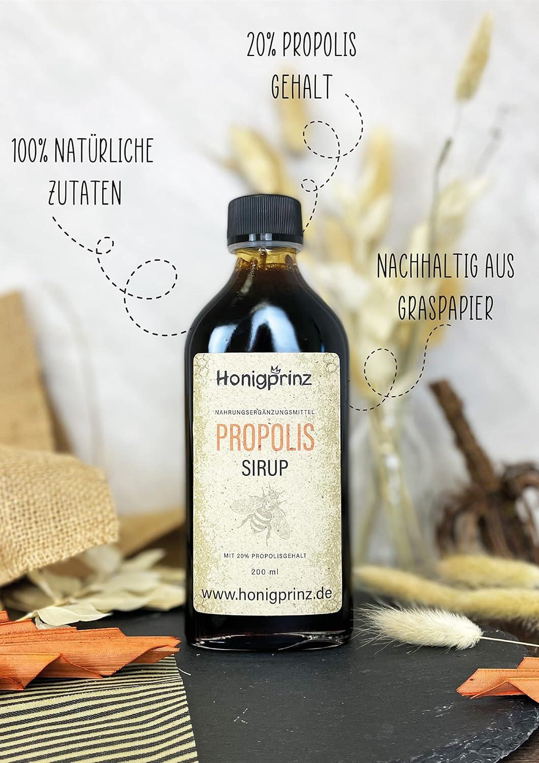 Buy Propolis Syrup with Honey Sage & Echinacea - Natural Health Boost ...