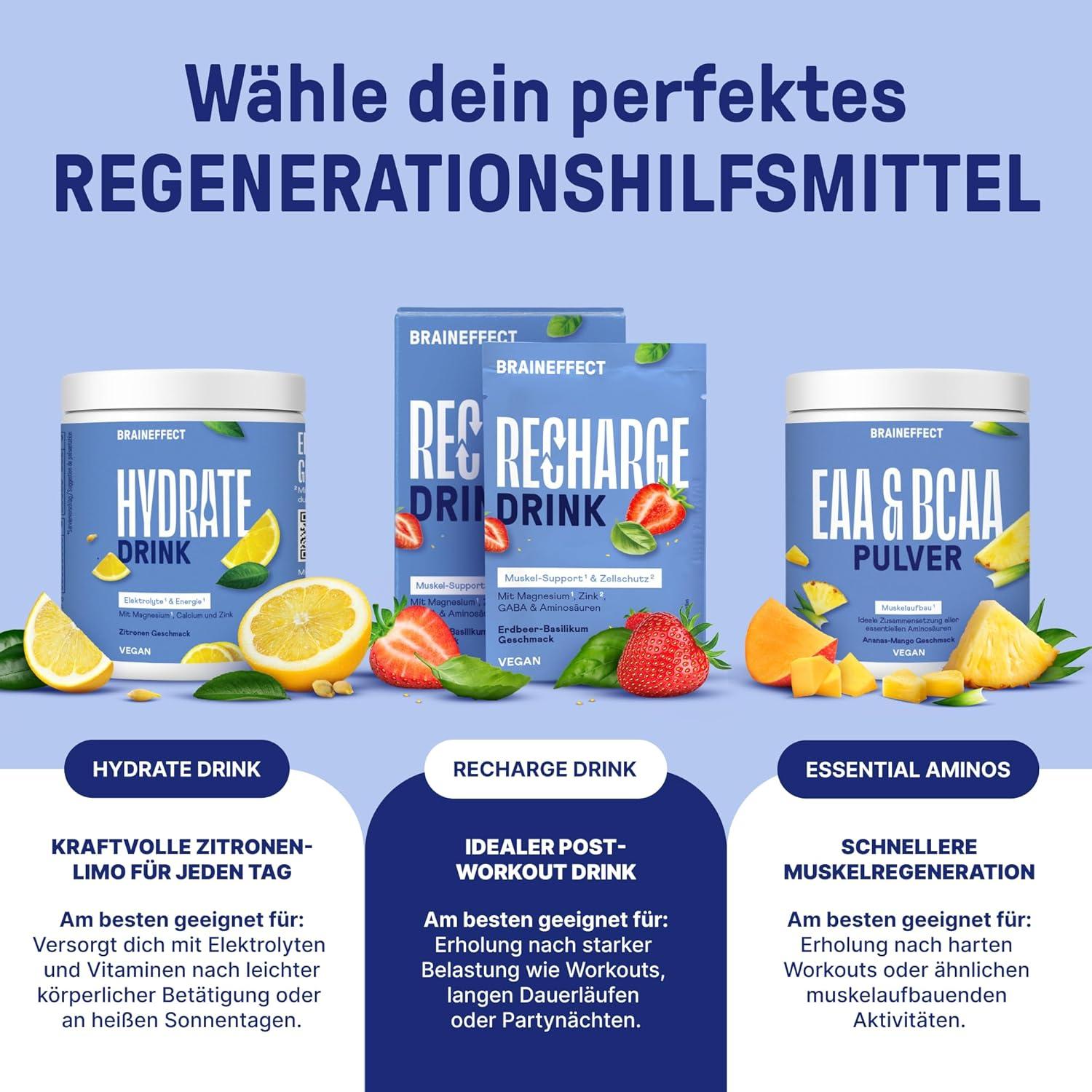 Braineffect Archae - Premium Sugar-Free Electrolyte & EAA/BCAA Powder ...