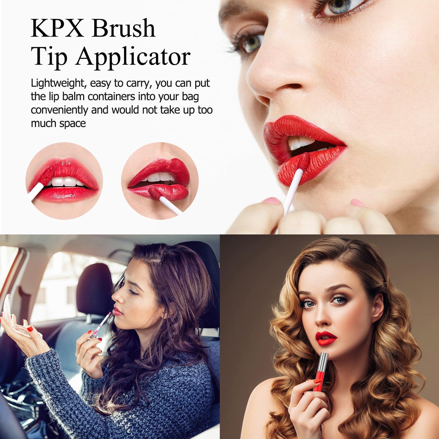 30 Transparent Lip Gloss Tubes 10ml - Refillable DIY Lip Balm Bottles ...