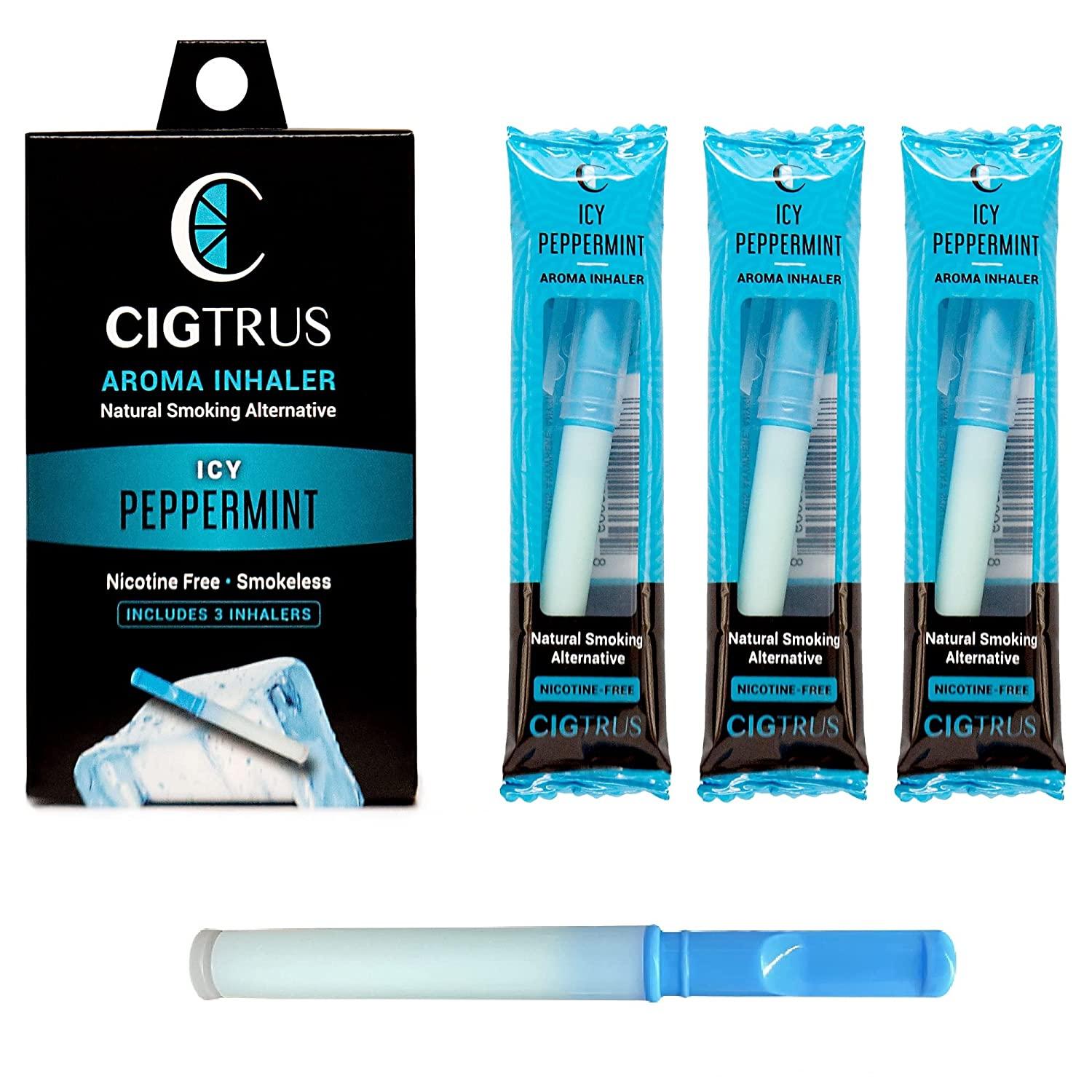 Cigtrus Icy Peppermint Air Inhaler Stick - 3 Pack for Oral Fixation ...