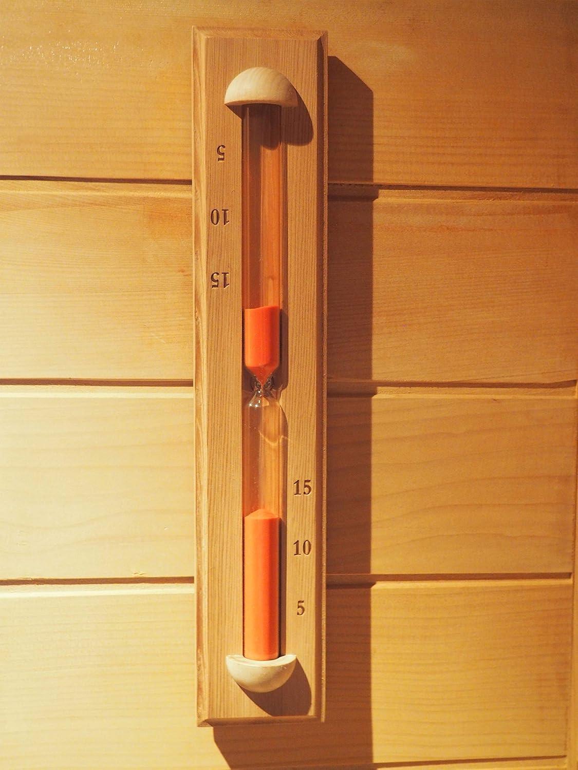 Home Sauna Experience: HSE Deluxe Cedar Wall Sauna Timer - 15 Minute ...