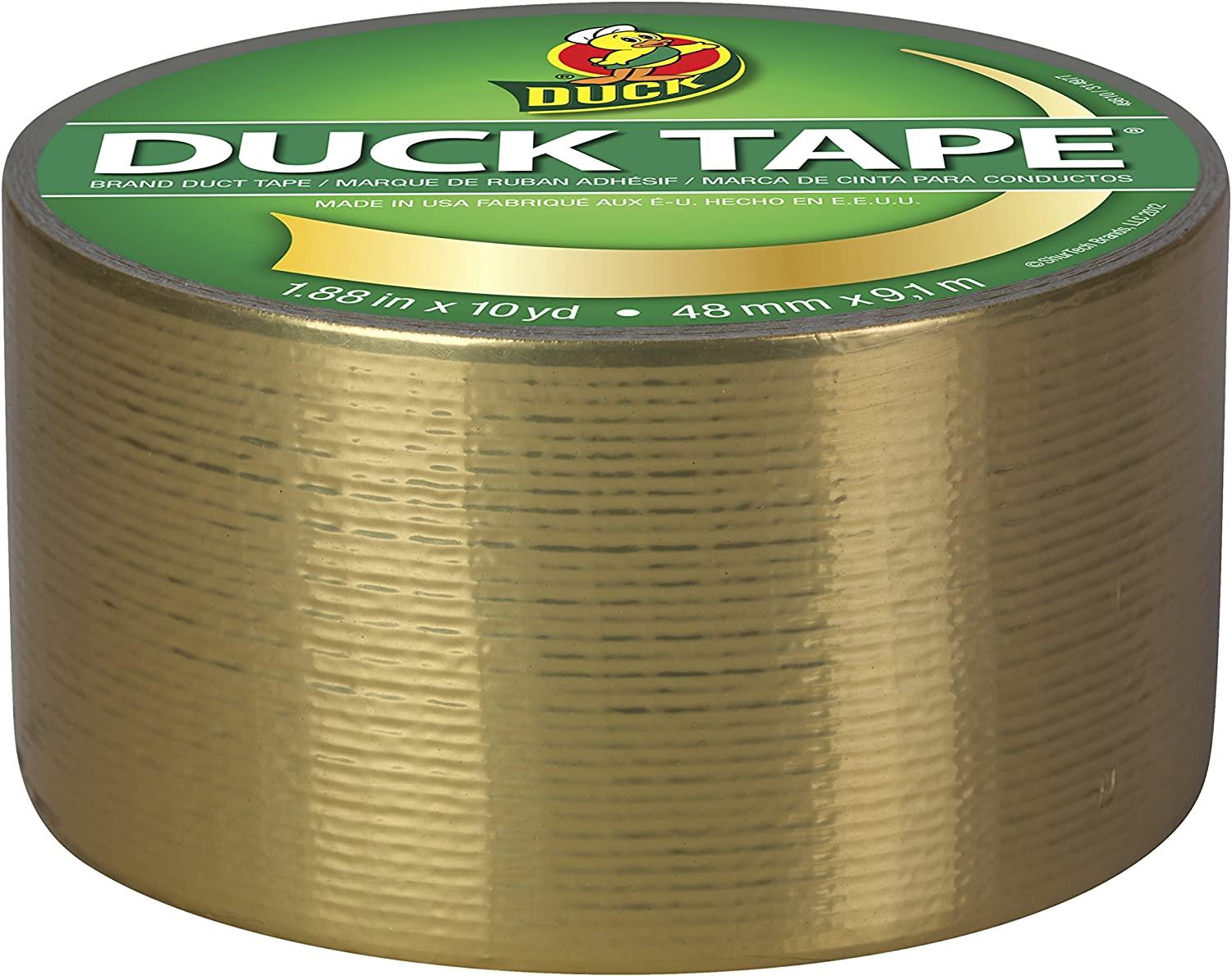 Duck Brand 280748 Metallic Gold Duct Tape - Single Roll | High-Quality ...