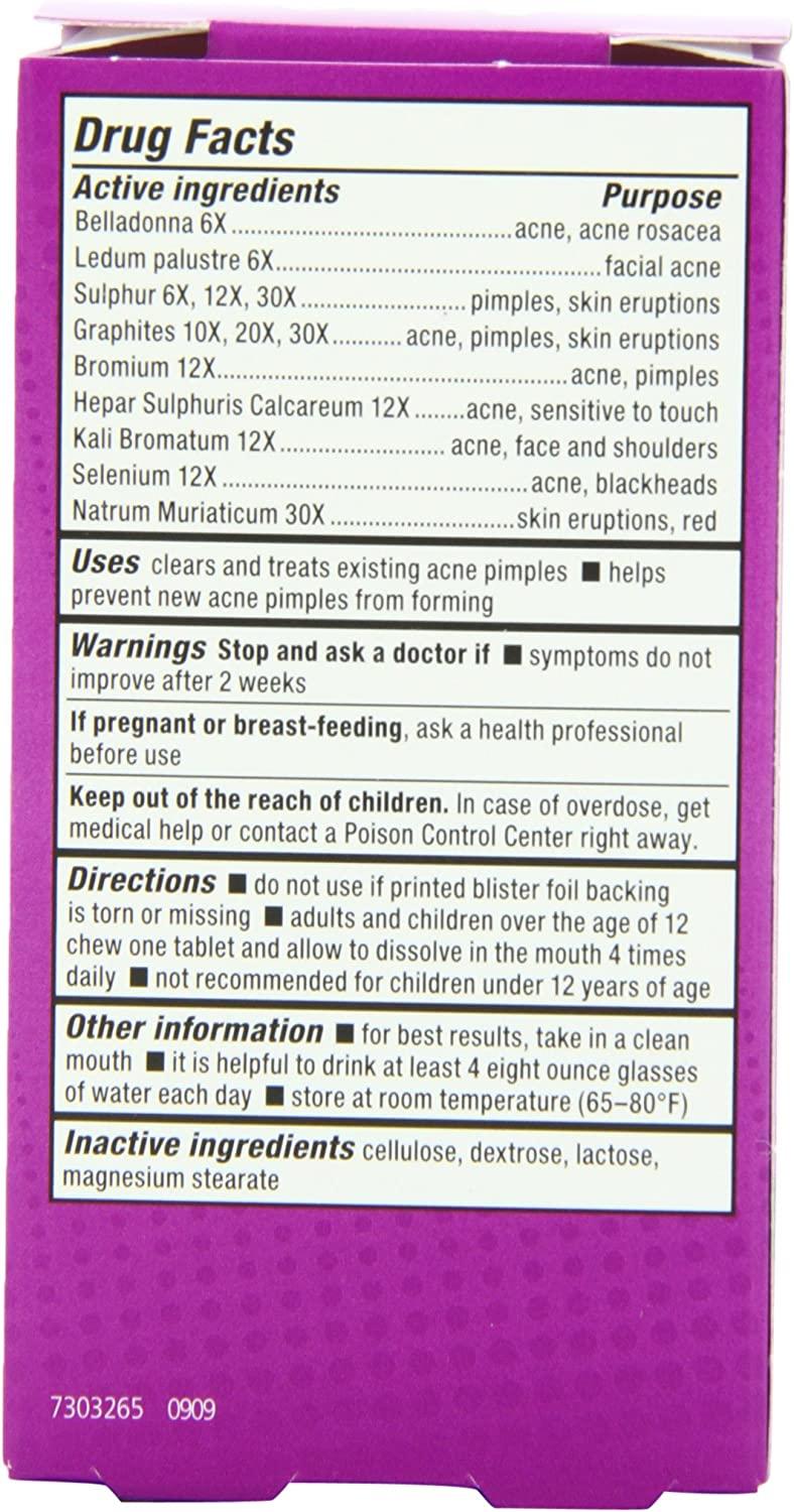 Natrabio Acne Relief Tablets - 60 Count | Fast Natural Acne Treatment ...