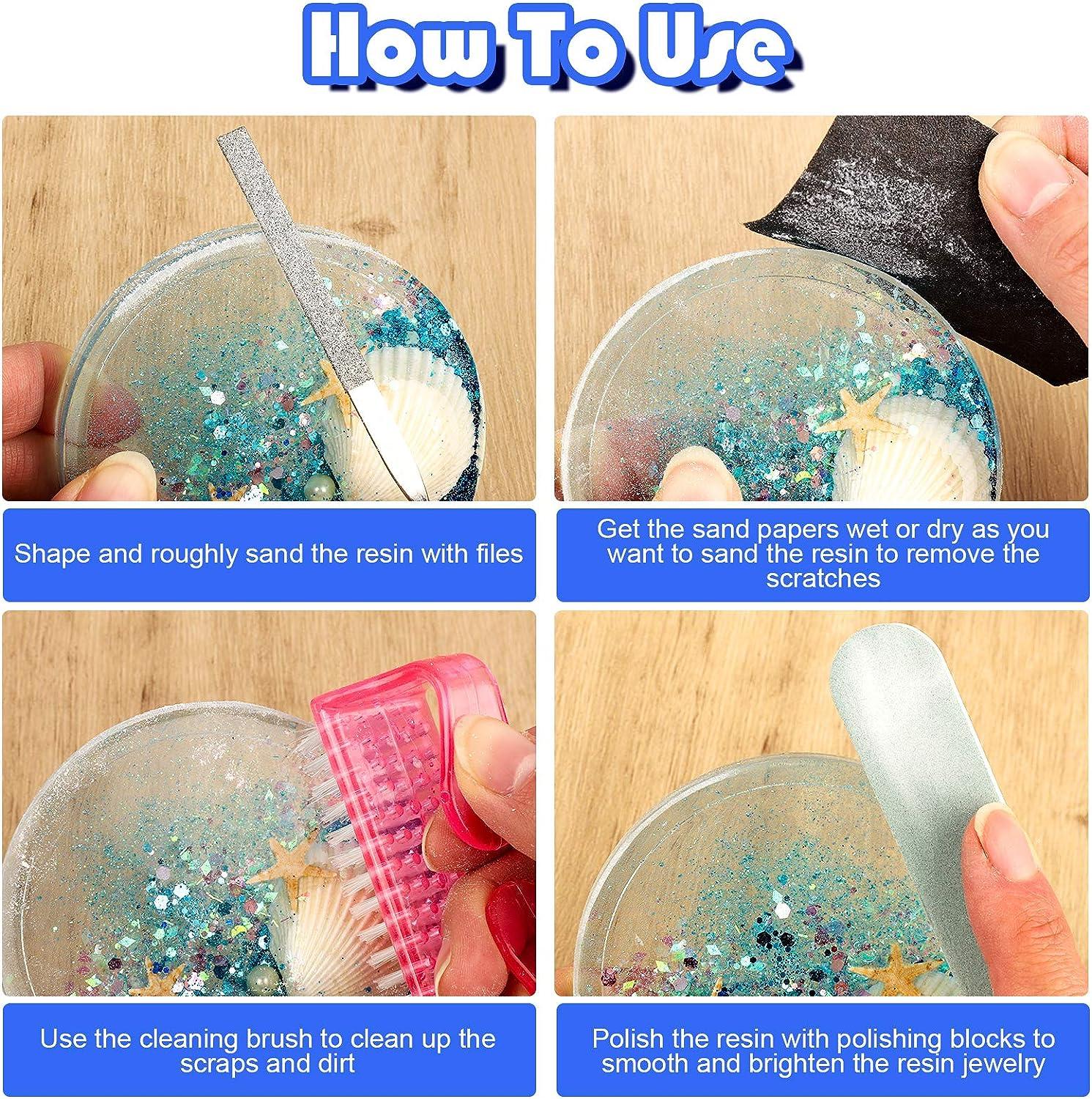 23-Piece Resin Casting Tools Set - YGDZ Epoxy Resin Polishing Kit with ...