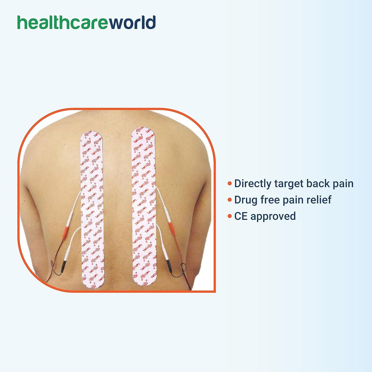 TENS Electrode Pads for Back Pain Lumbago Sciatica Arthritis x 4 Spinal ...