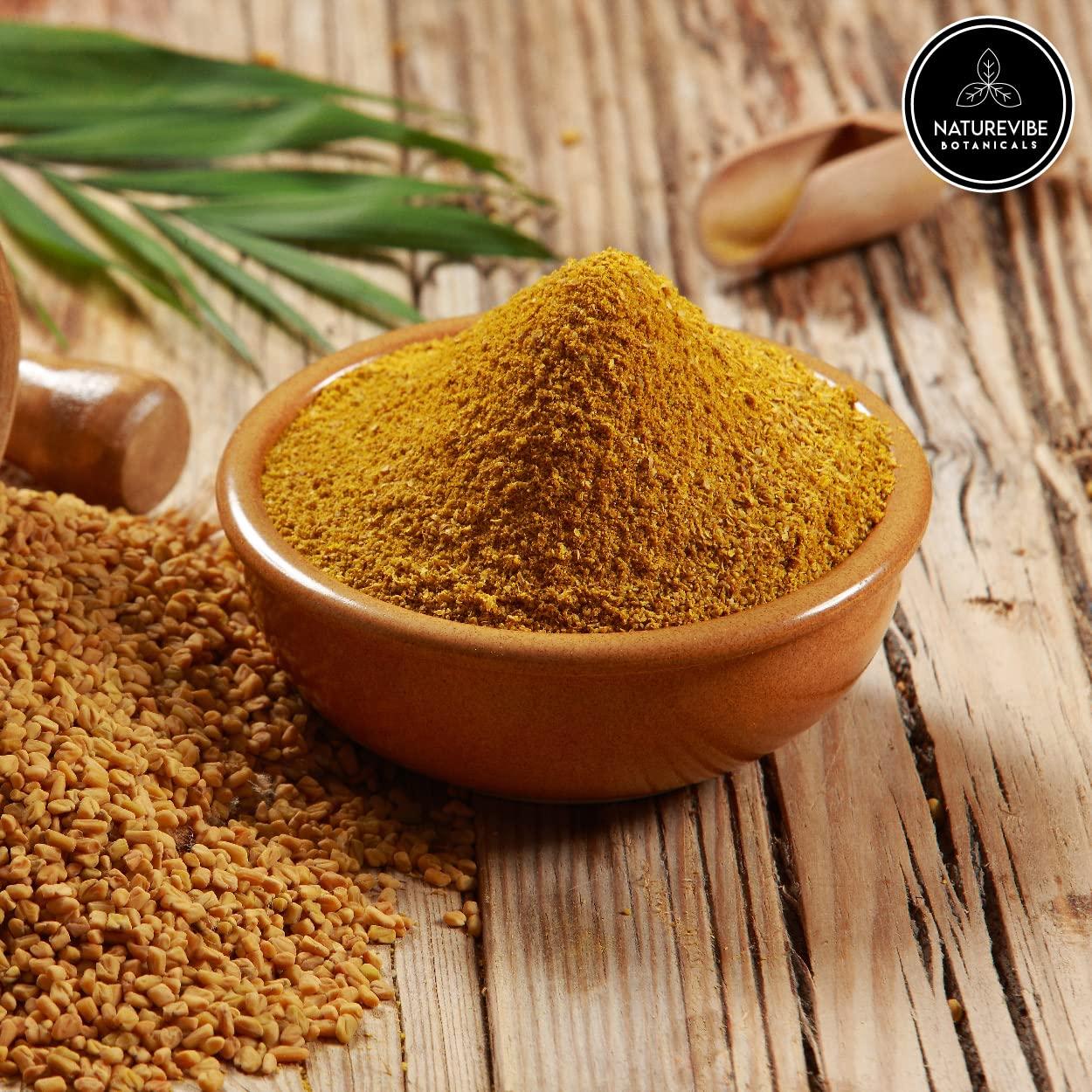 Naturevibe Botanicals USDA Organic Fenugreek Seed Powder (8 oz) - Pure ...