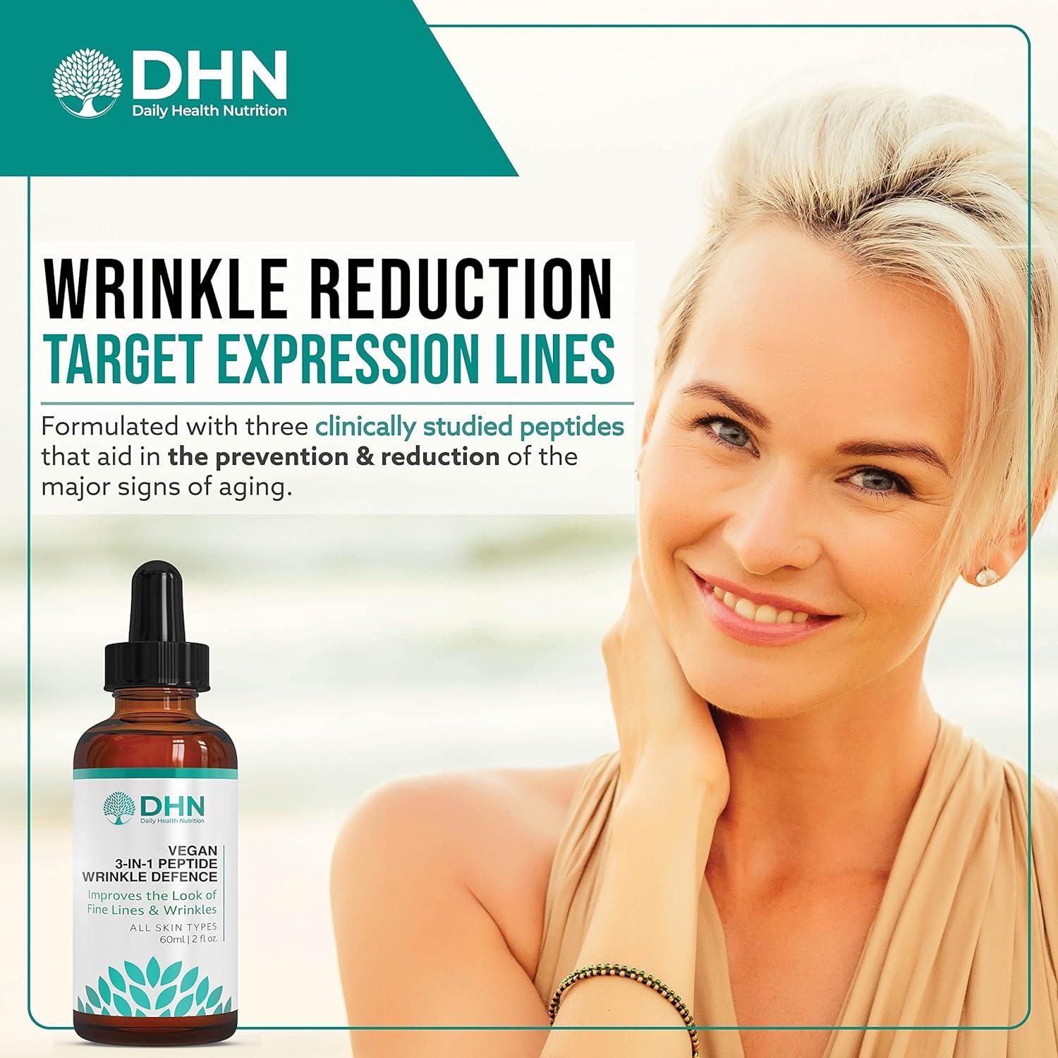 Vegan Triple Peptide Wrinkle Defence Serum. Formulated with 3 ...