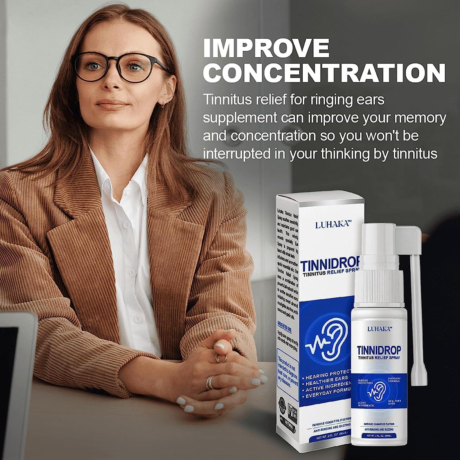 2023 Luhaka Tinnidrop Tinnitus Relief Spray & Ear Wax Cleaner Kit ...