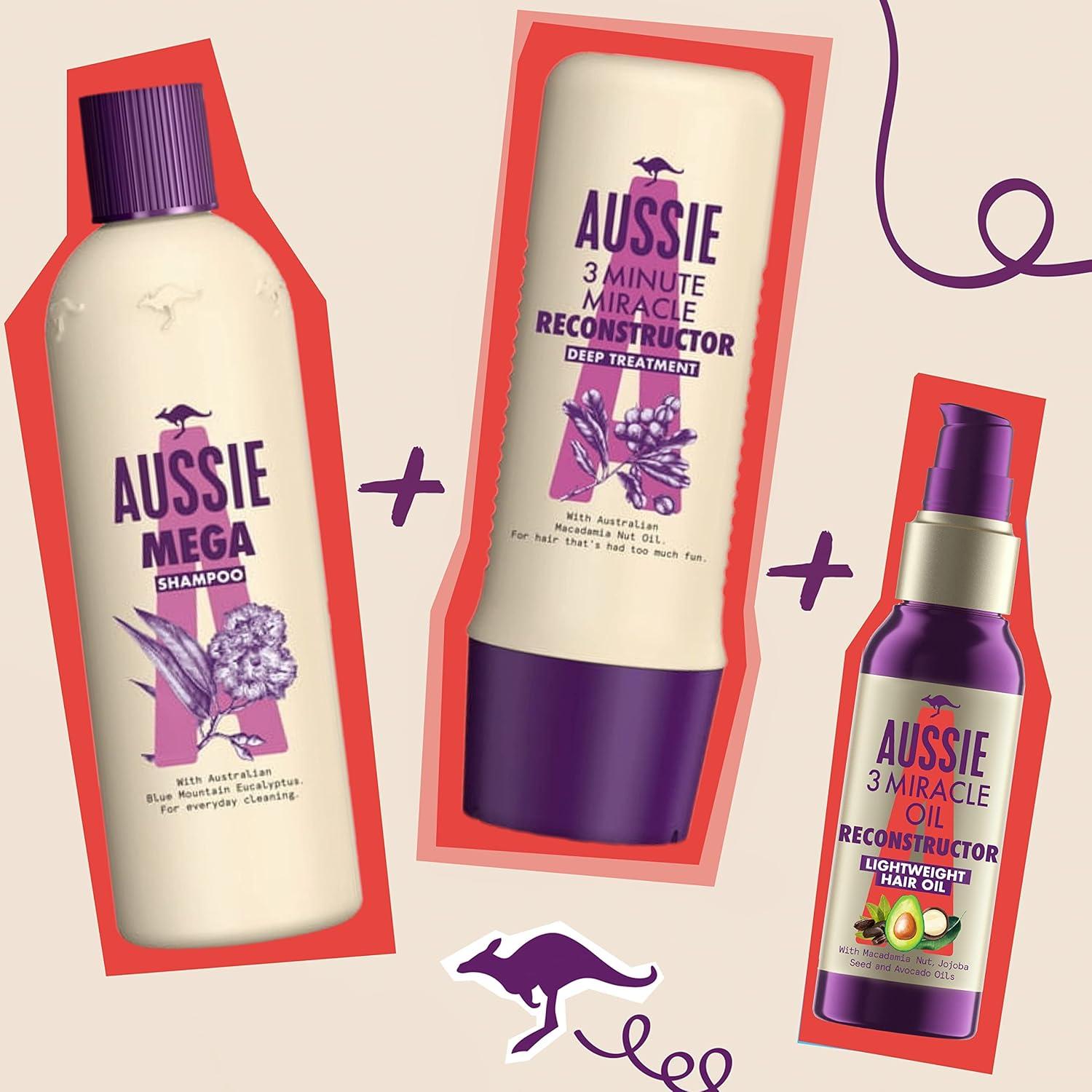 Aussie 3 Miracle Oil Reconstructor Hair Oil 100ml - Nourish ...