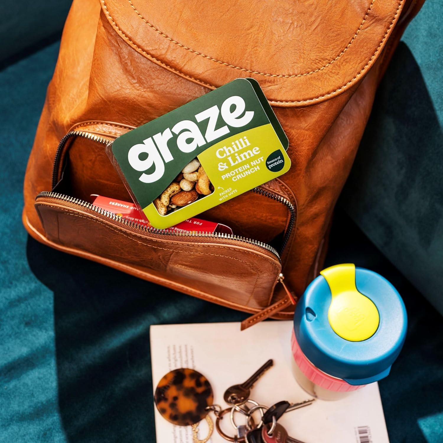 Graze - Chilli & Lime and Salt & Pepper bundle snacks - Vegan Savoury ...
