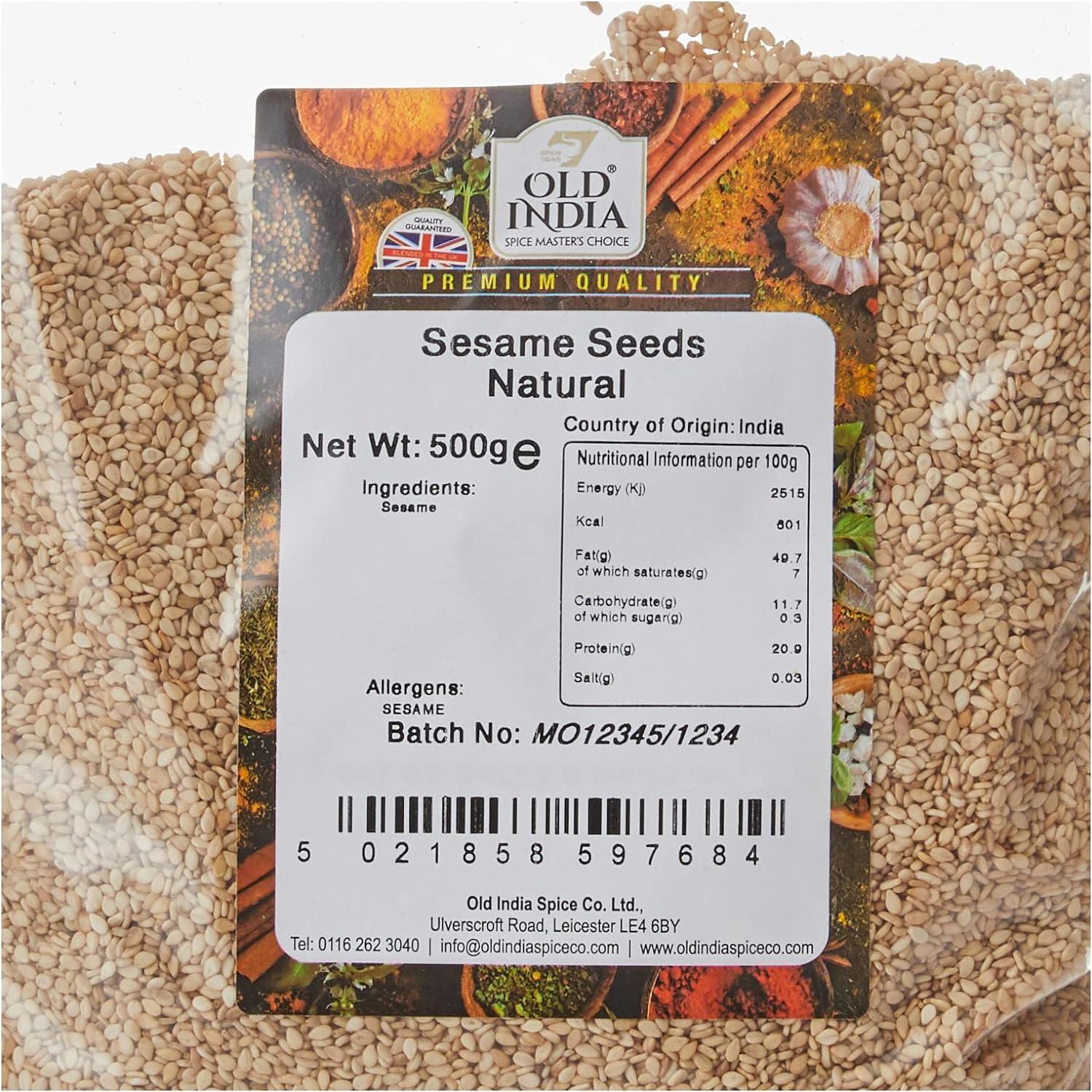 Old India Sesame Seeds Natural 500g | Buy Now with Express ...