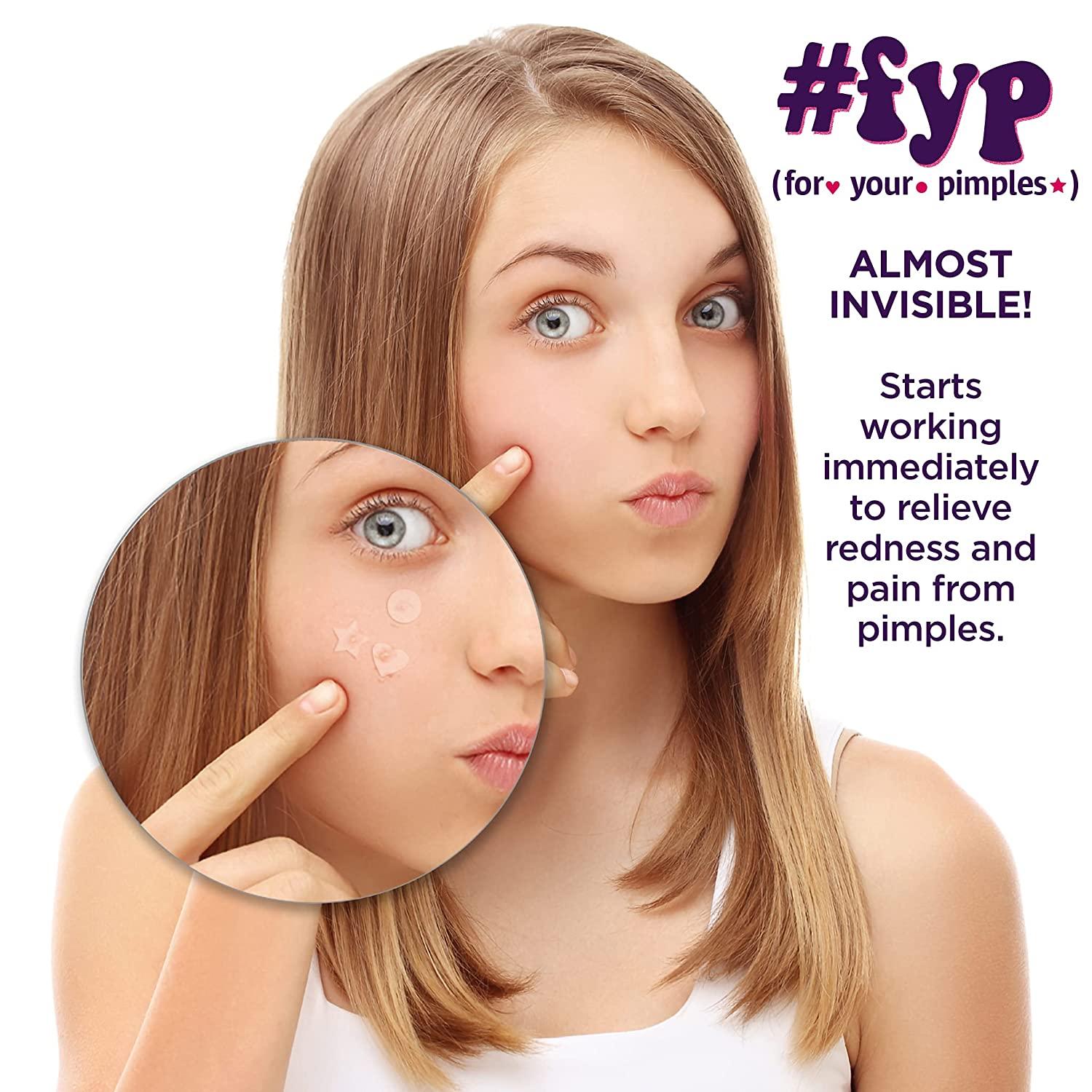 TBH Teen Pimple Patches - 72 Count Star Pimple Patches for Face ...