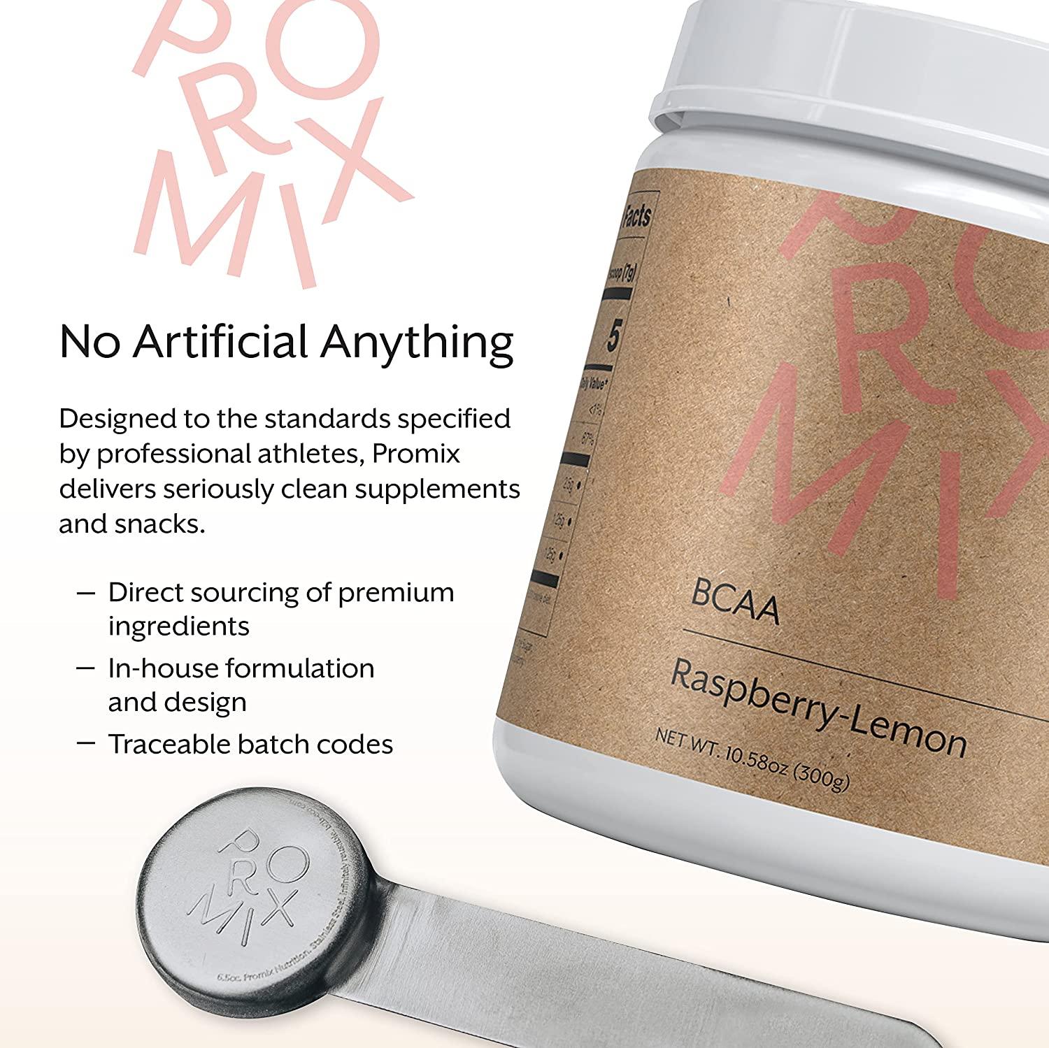 Promix BCAA Post-Workout Energy Powder | Raspberry Lemon | Plant-Based ...