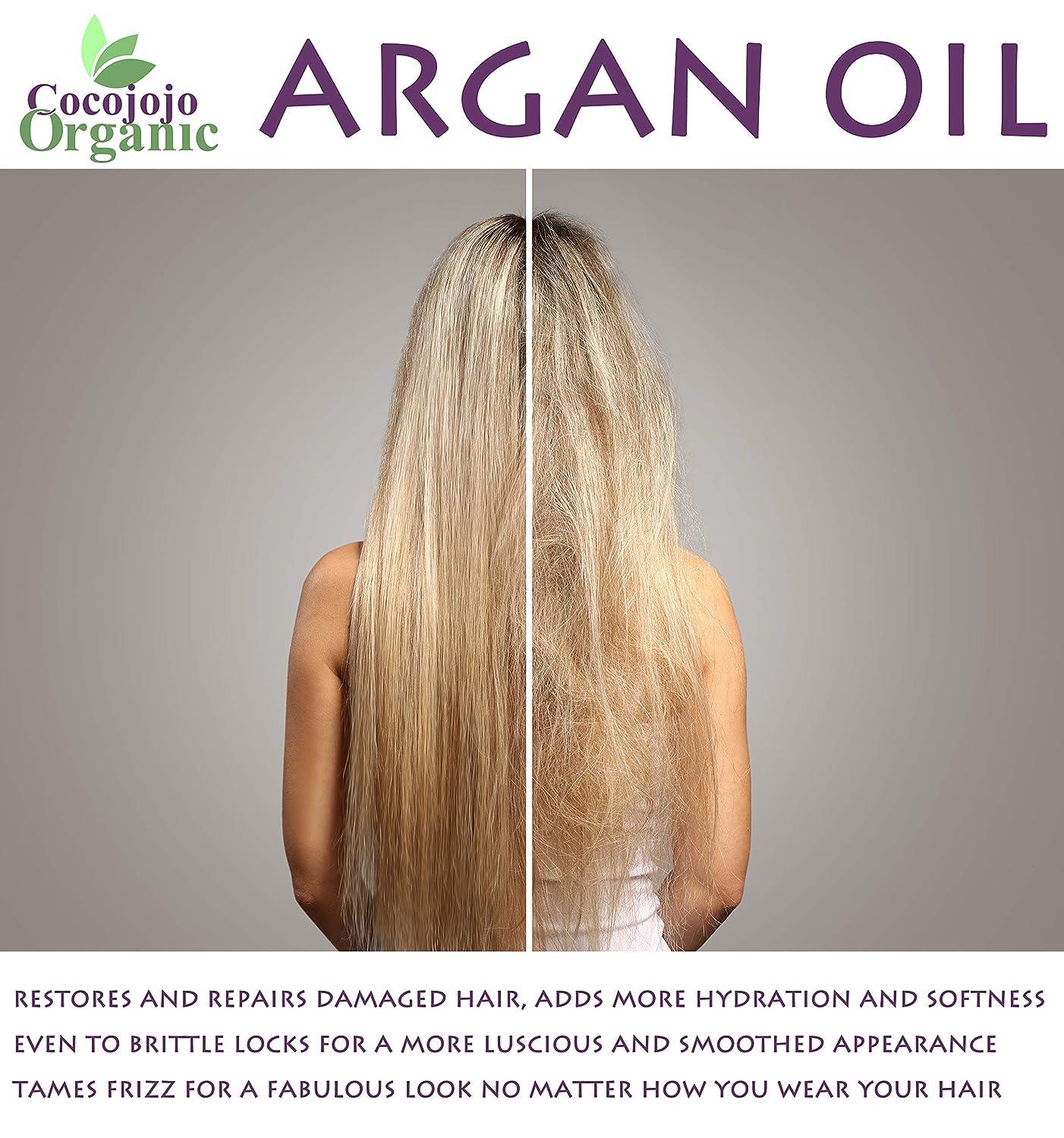 Argan Oil - 100% Pure Cold Pressed 16 oz for Hair, Face, Body & Scalp ...