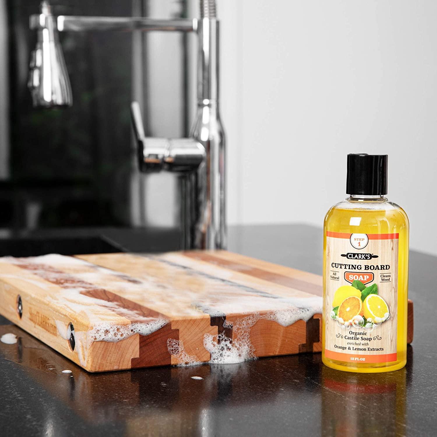 Organic Citrus Butcher Block Soap - Natural Castile Formula for ...