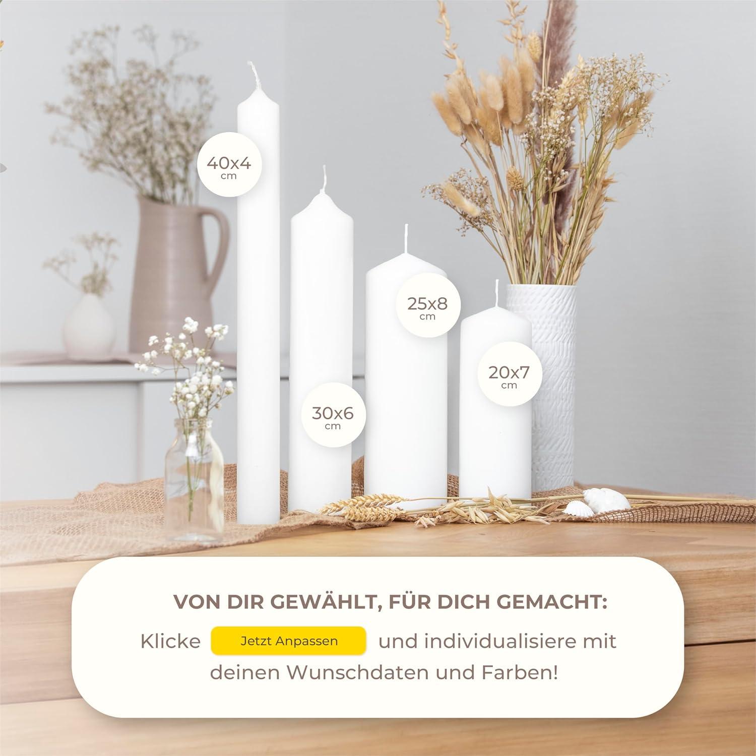 Personalized Boho Rainbow Christening Candle | Amari - Baptismal Candle ...