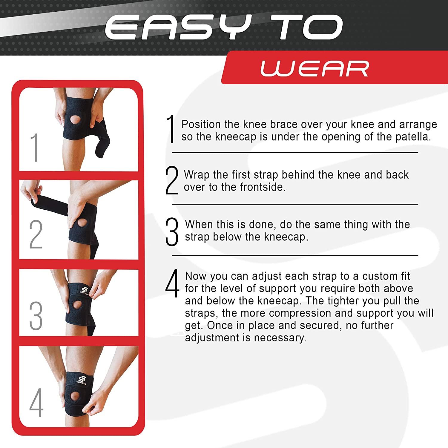 Sleeve Stars Knee Brace for Women & Men - Knee Pain Relief & Protection ...