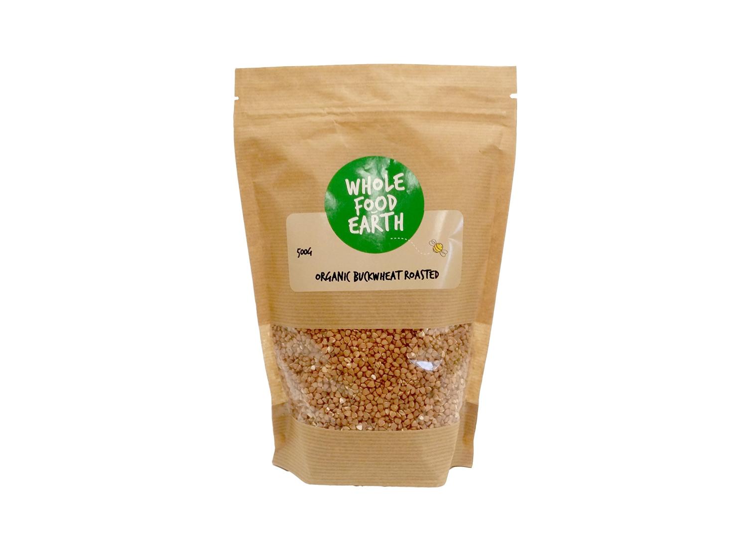 Organic Roasted Buckwheat 500g by Wholefood Earth - Premium Quality ...