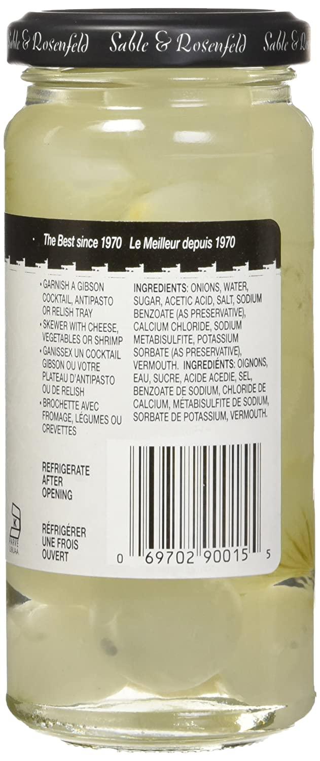 Sable & Rosenfeld Tipsy Onions - 5oz Glass Jars (Pack of 6) | Gourmet ...