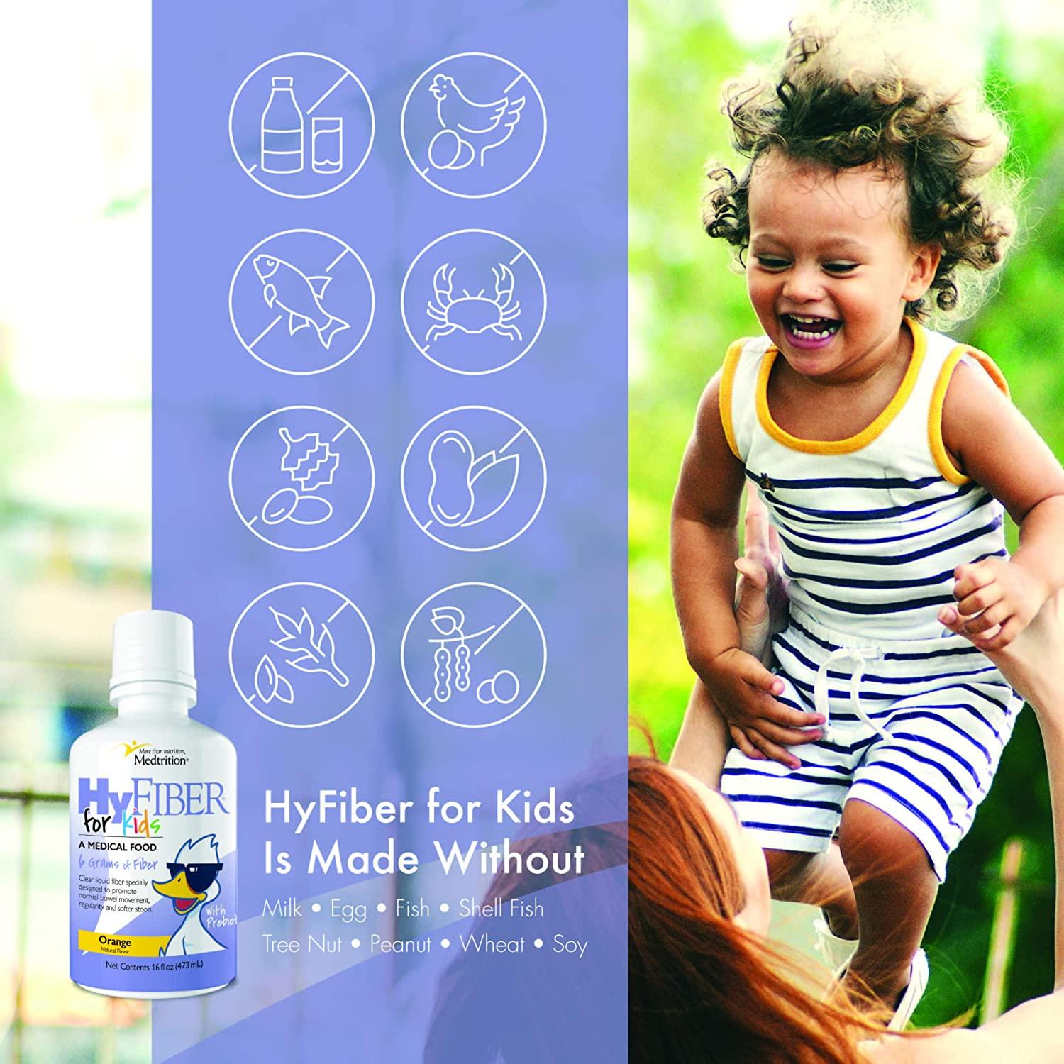 HyFiber Liquid Fiber for Kids in Only One Tablespoon Supports ...