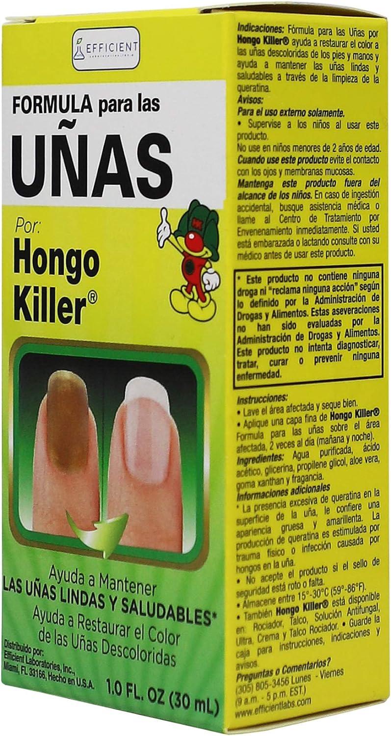 Hongo Killer Antifungal Nail Formula 1.00 Fl Oz for Healthy Nails | Buy ...