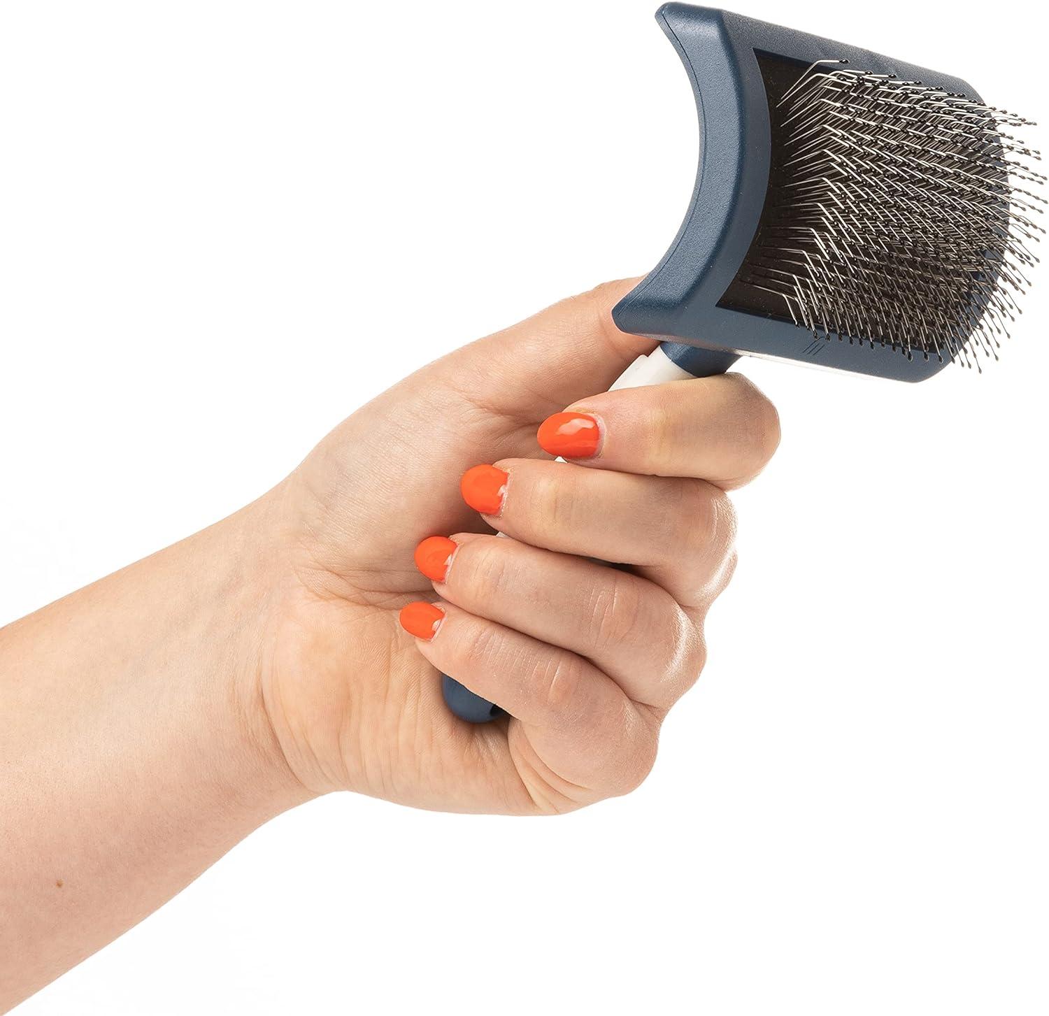 Mikki Puppy Stainless Steel Comb & Slicker Brush Set for Doodles ...