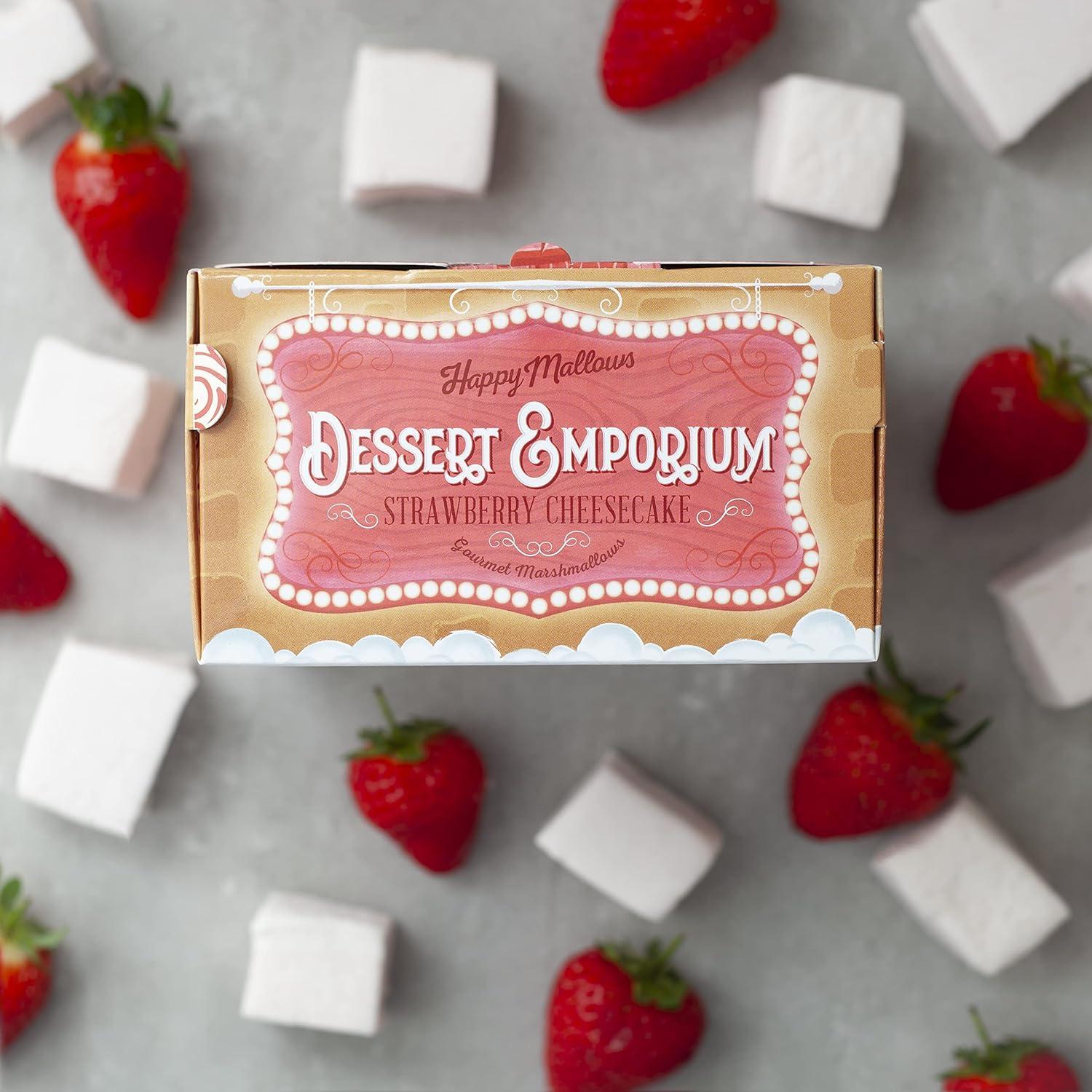 Strawberry Cheesecake | Happy Mallows Gourmet Marshmallows | 100% ...