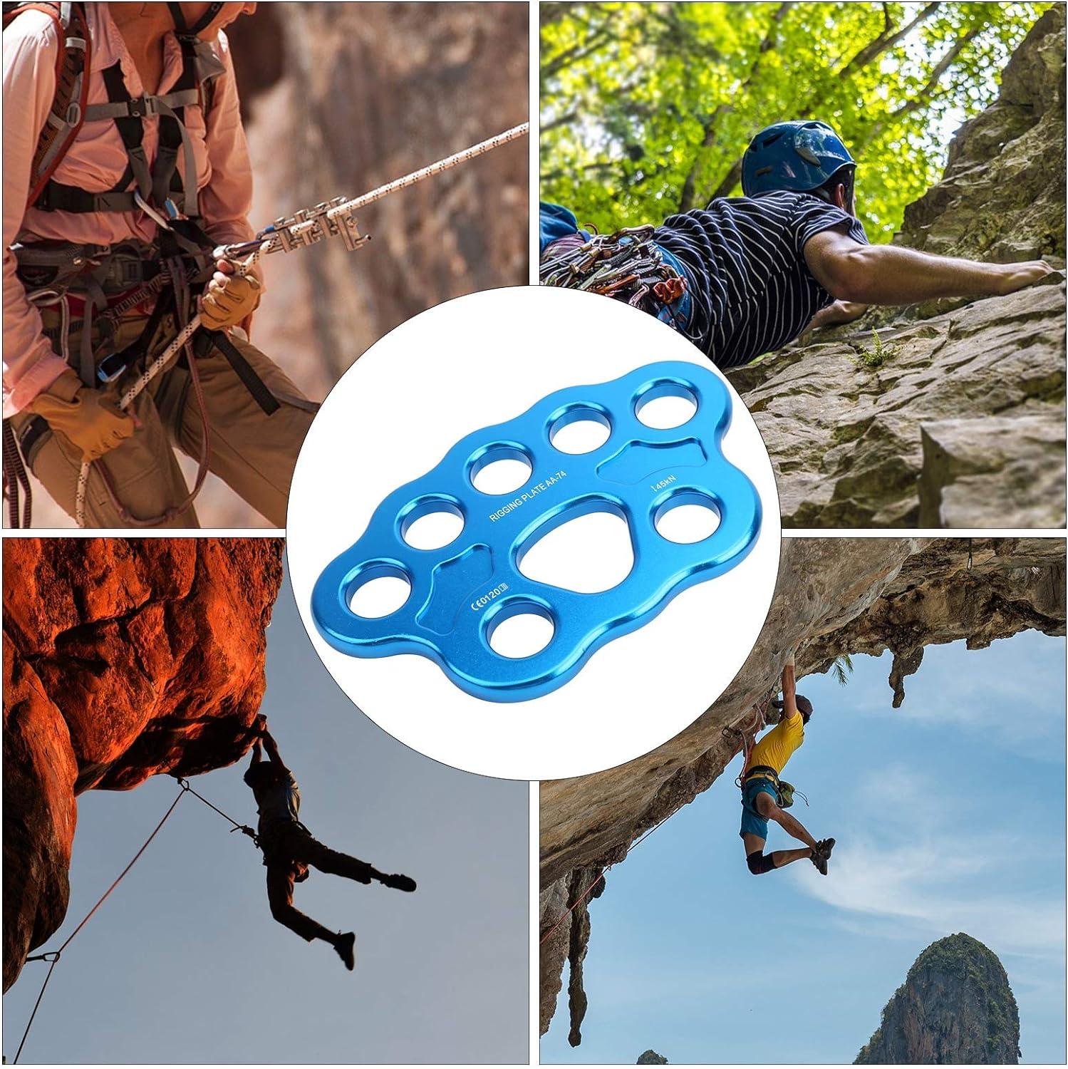 Vgeby Rigging Plate 45kN - 8 Hole Multi-Anchor for Climbing & Extreme ...