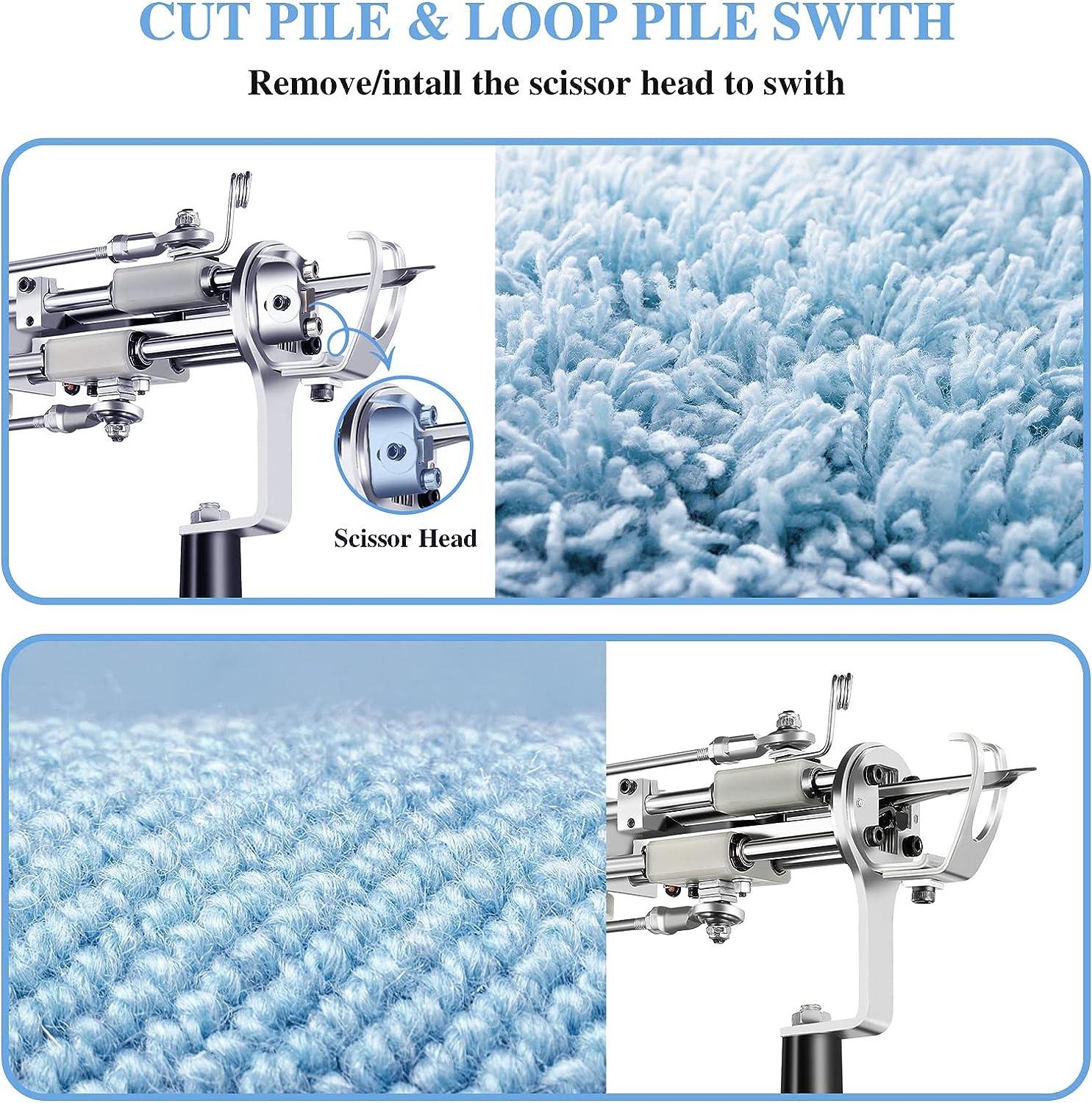 Riiai AK-III Pro Tufting Gun Kit - 2-in-1 Cut Pile Loop Pile, Speed ...