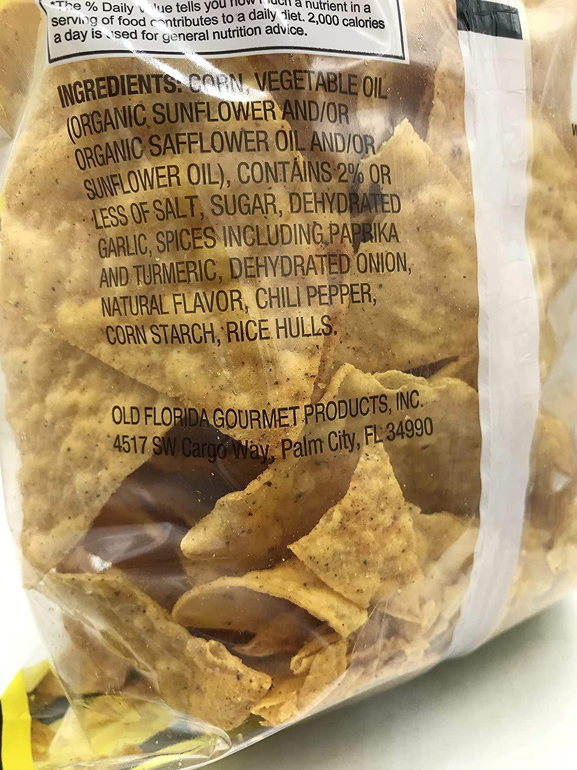 Old Florida Gourmet Original Tortilla Chips 11 OZ - Pack of 2 - Thin ...