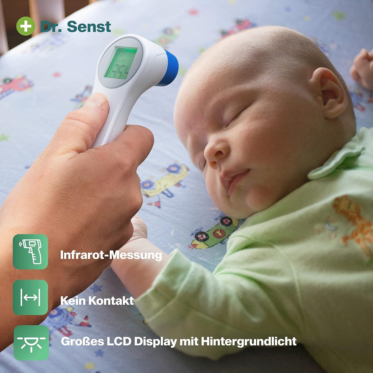 Dr. Senst Digital Fever Thermometer - High-Precision Infrared ...
