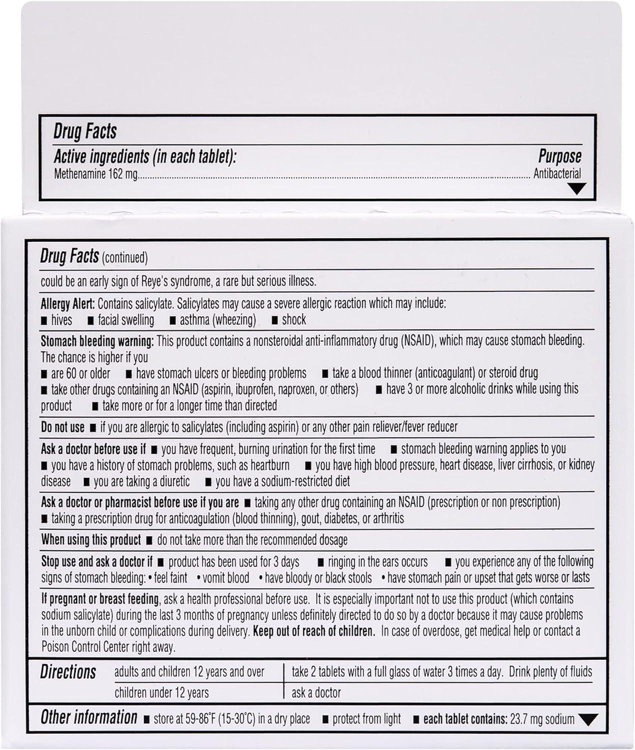 Cystex UTI Pain Relief Maximum Strength - 20ct Twin Pack for Urinary ...