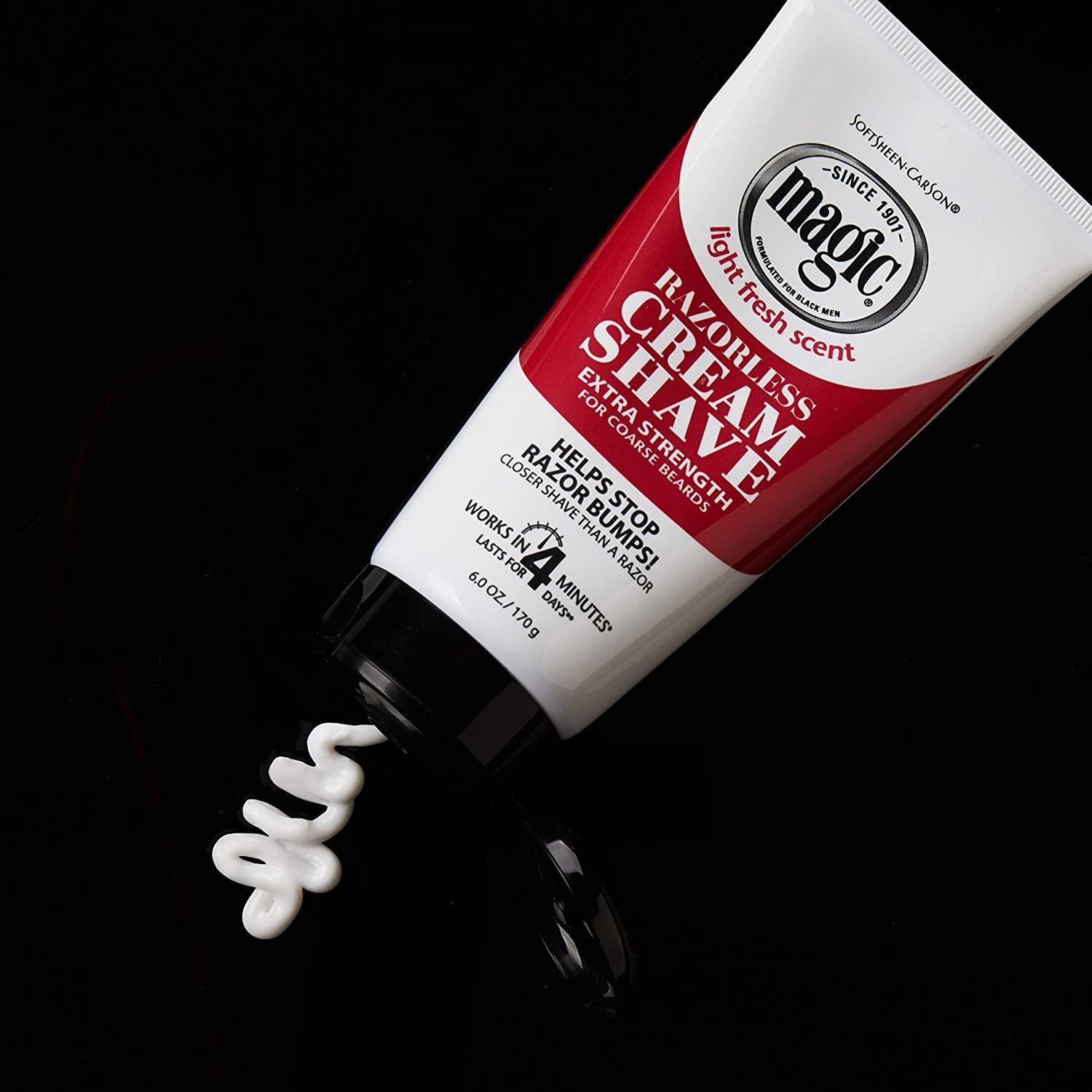 SoftSheen-Carson Magic Razorless Shaving Cream for Men, Hair Removal ...