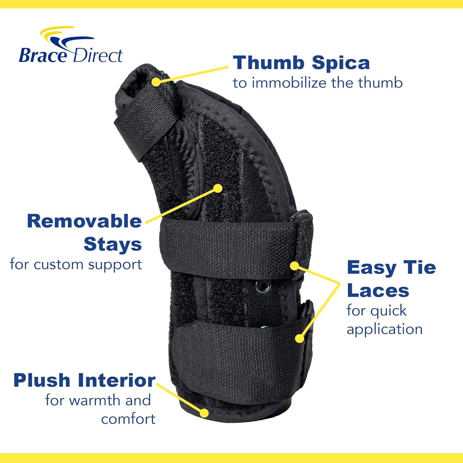 Brace Direct Pediatric Thumb Spica - Kids Wrist & Thumb Splint for ...