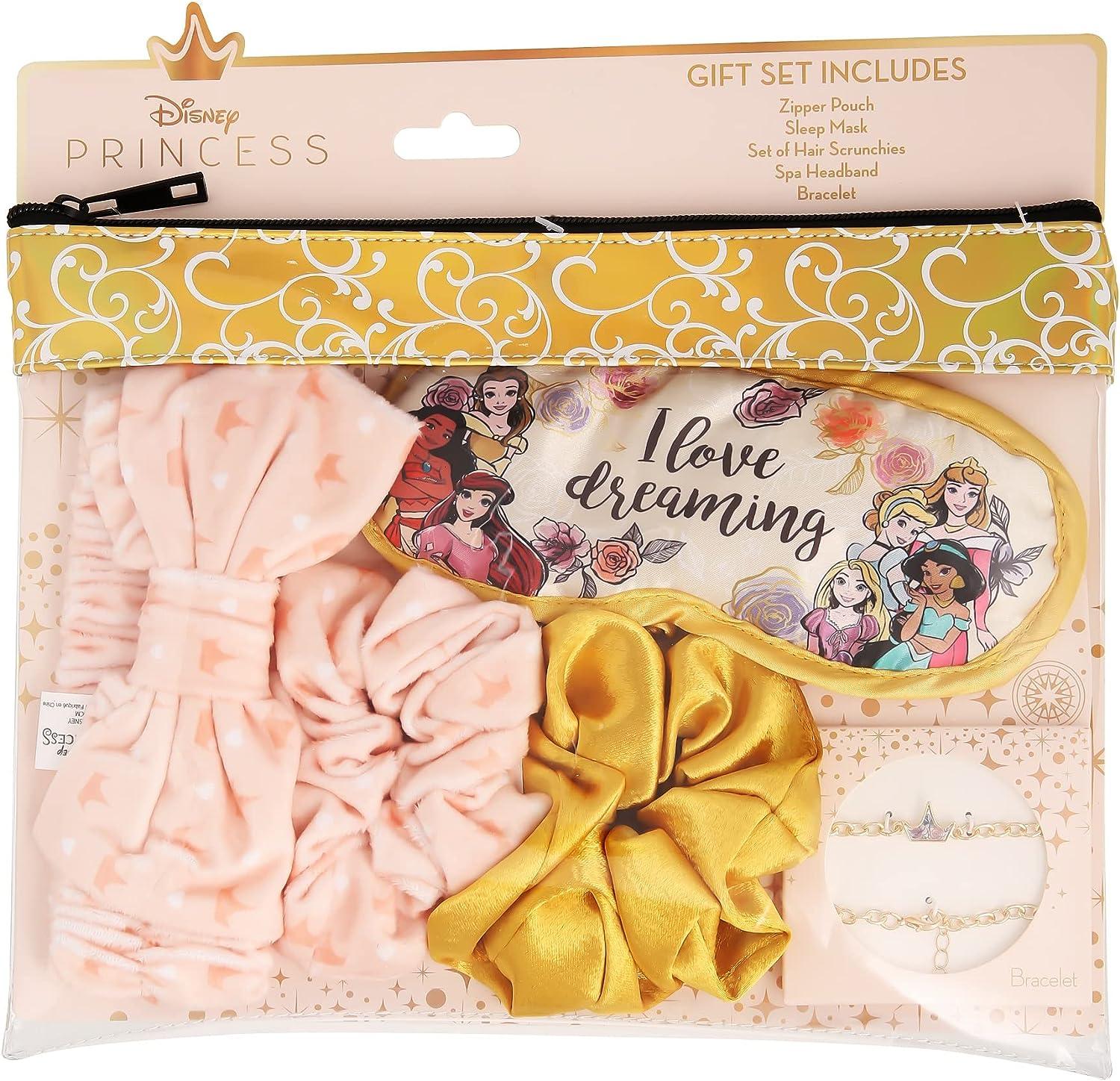 Disney Princess Girls Spa Gift Set - Includes Pouch, Sleep Mask ...