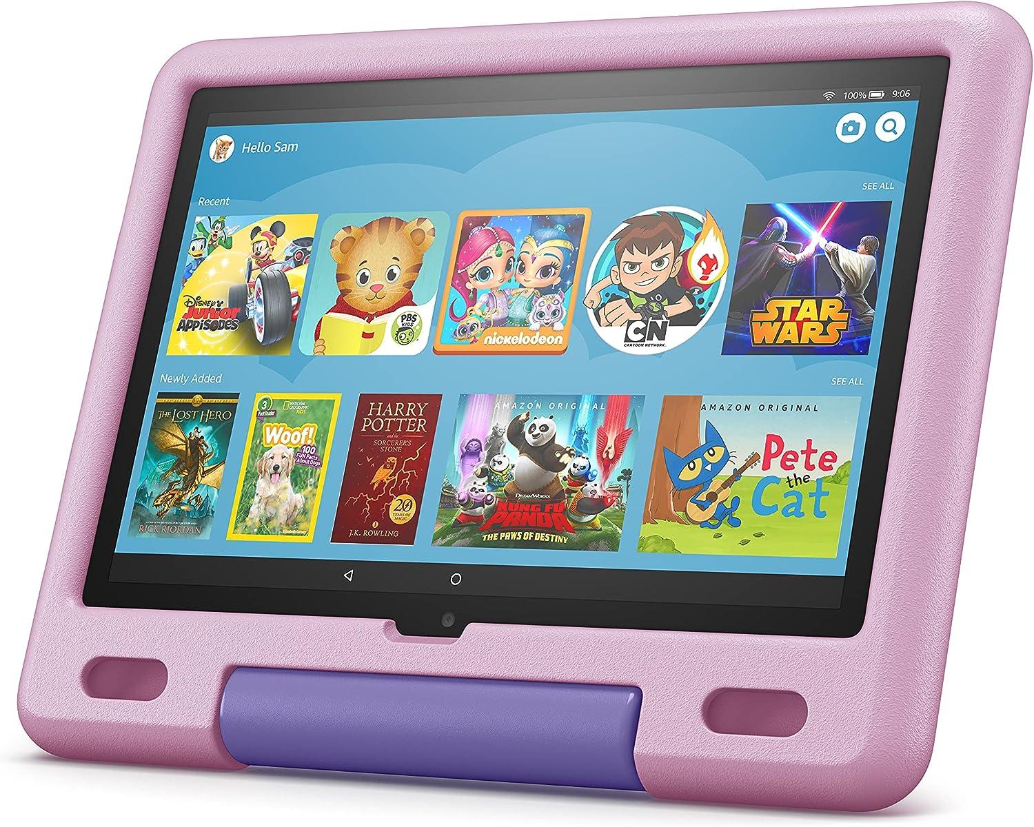 Amazon Kid-Proof Case for Fire HD 10 Tablet 11th Gen (2021) - Lavender ...