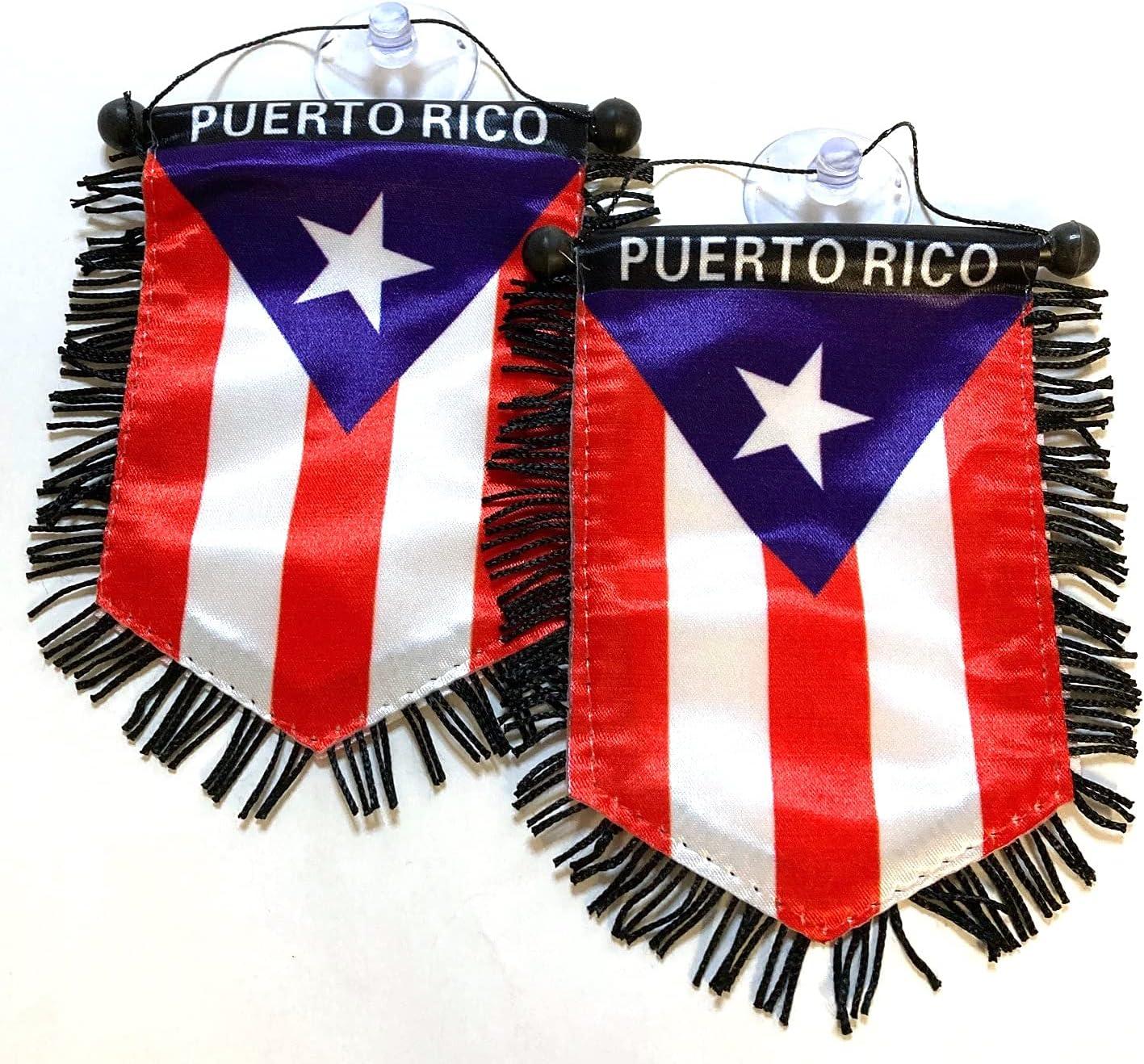 Puerto Rico Small Flag for Cars, Home & Wall Decor - Boricua Flags ...