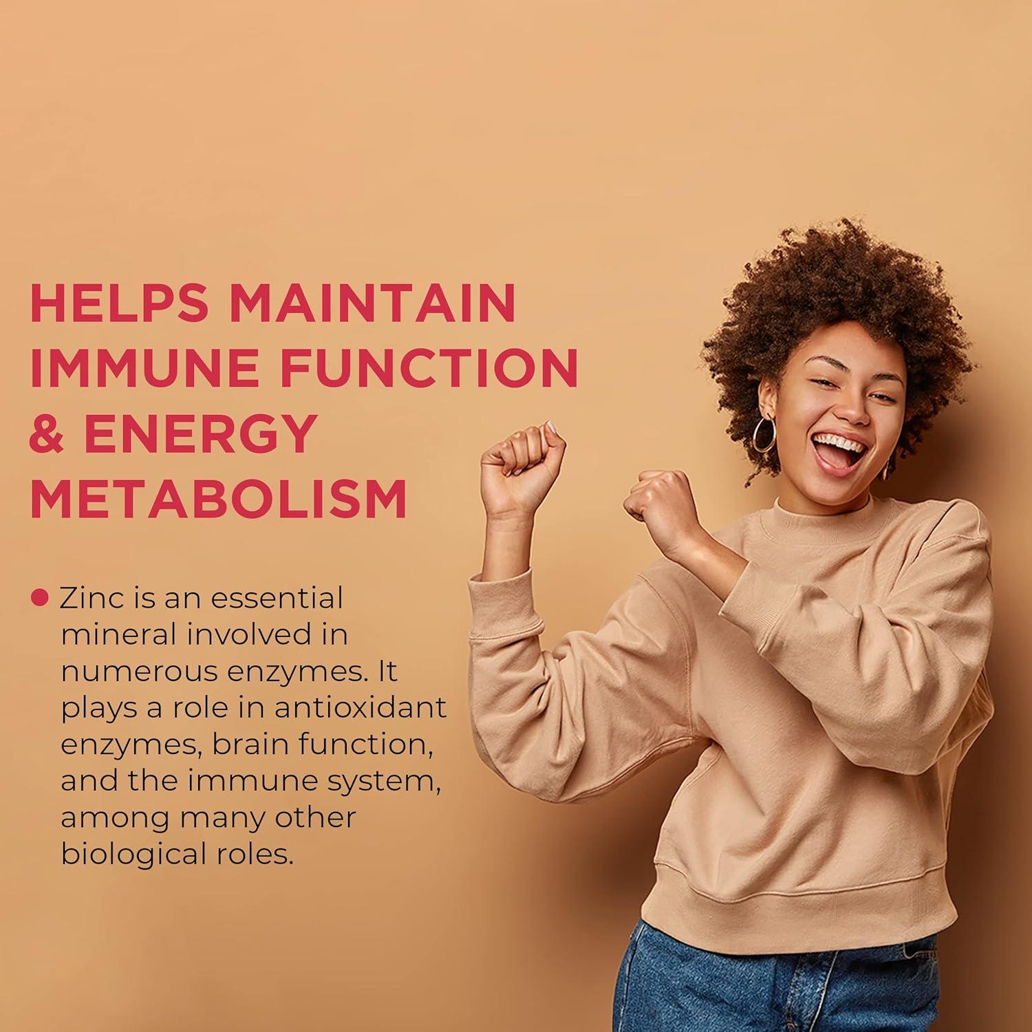 Wampole Zinc Liquid Extra Strength Fast Liquid Absorption - Immune System & Energy (350 ml)