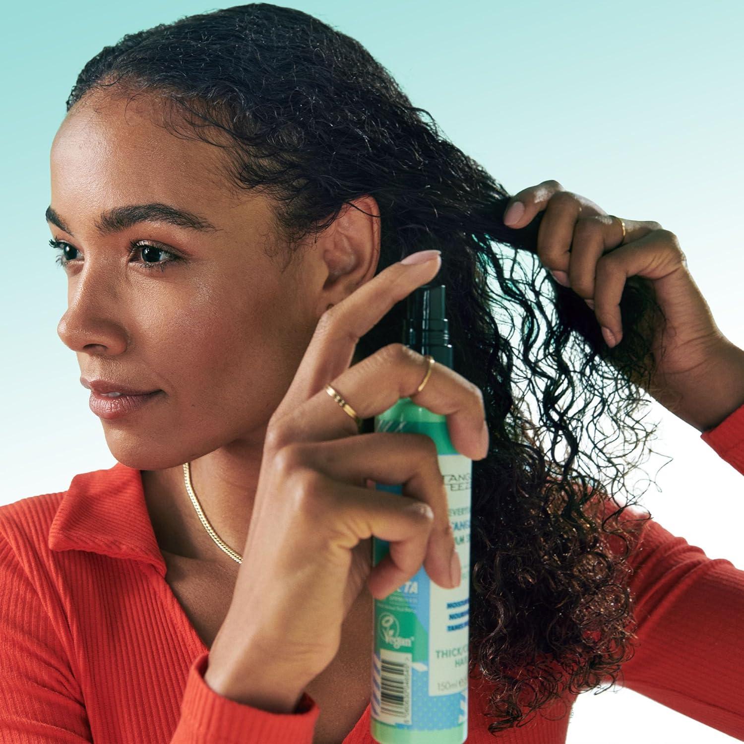 Tangle Teezer Detangling Cream Spray for Thick & Curly Hair - Vegan ...